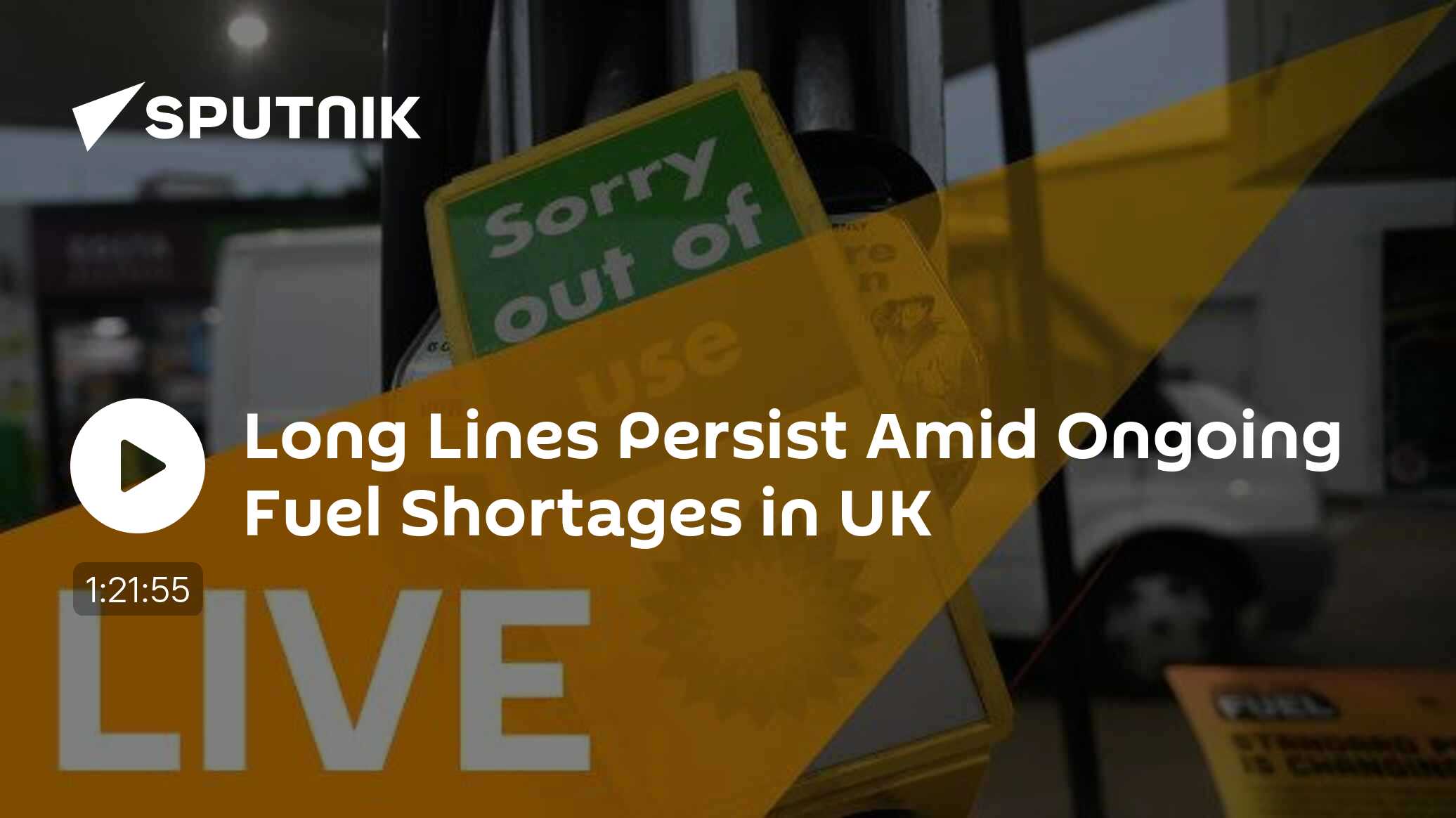 Long Lines Persist Amid Ongoing Fuel Shortages in UK - 29.09.2021 ...