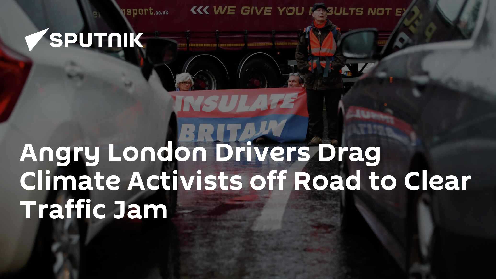 Angry London Drivers Drag Climate Activists off Road to Clear Traffic ...