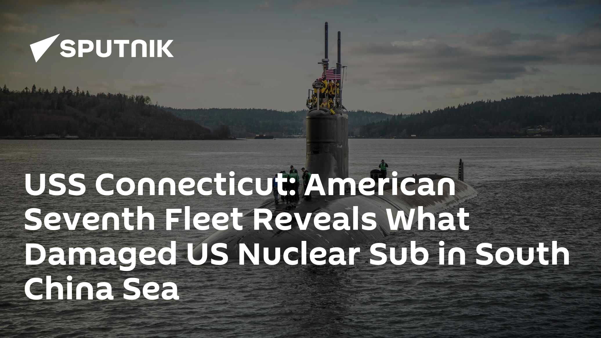 USS Connecticut: American Seventh Fleet Reveals What Damaged US Nuclear ...