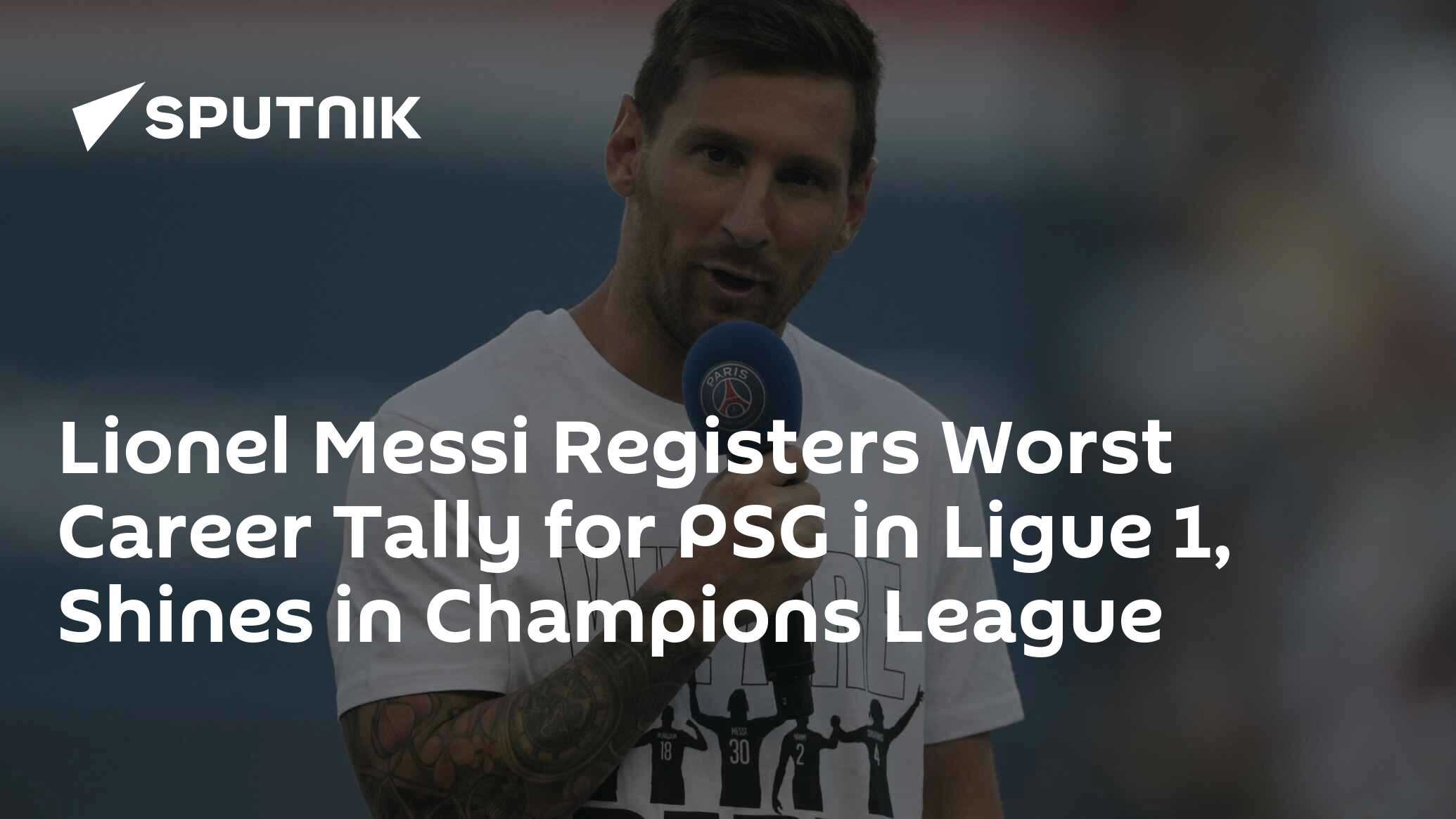 Lionel Messi Registers Worst Career Tally for PSG in Ligue 1, Shines in ...