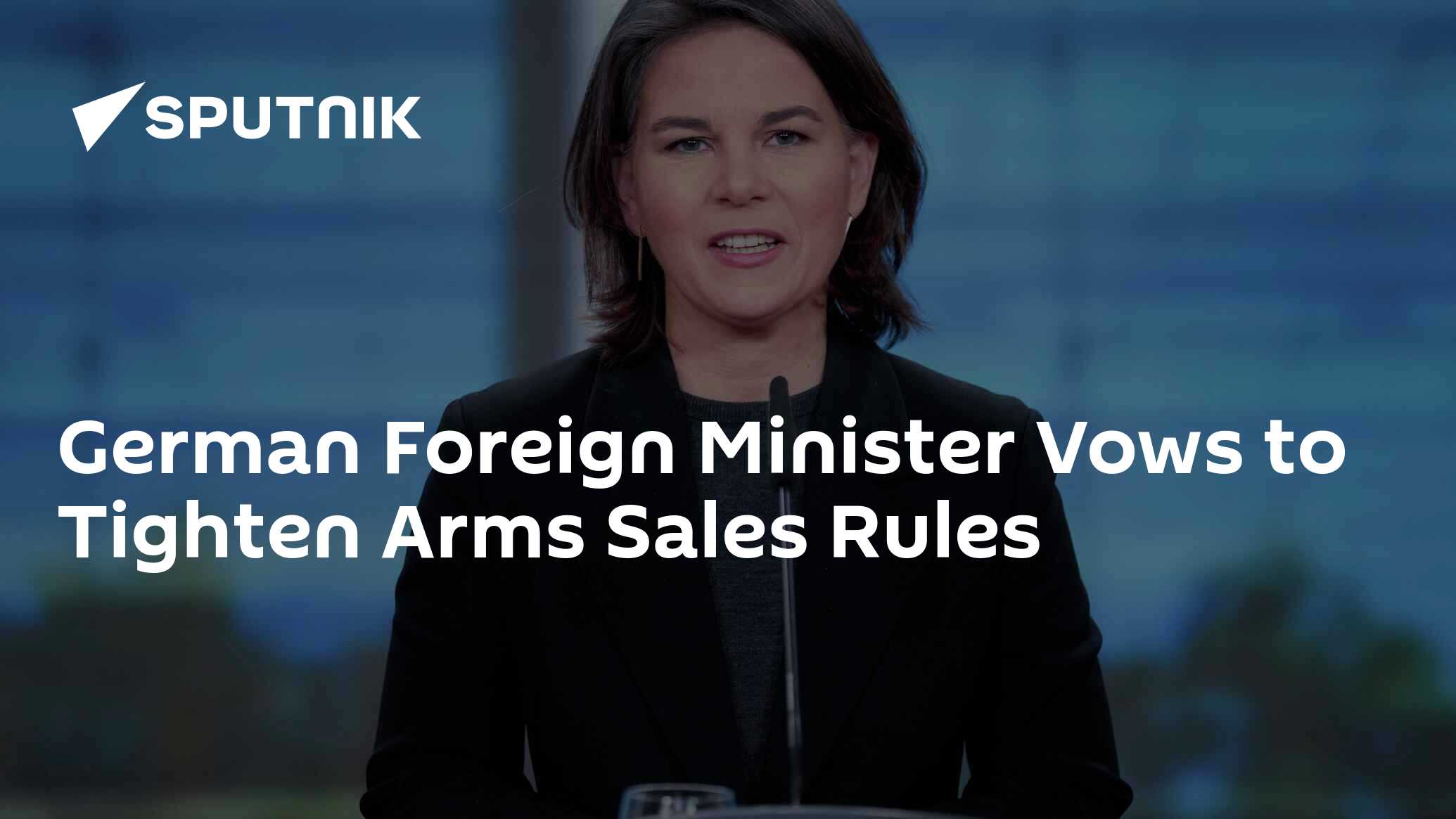 German Foreign Minister Vows to Tighten Arms Sales Rules