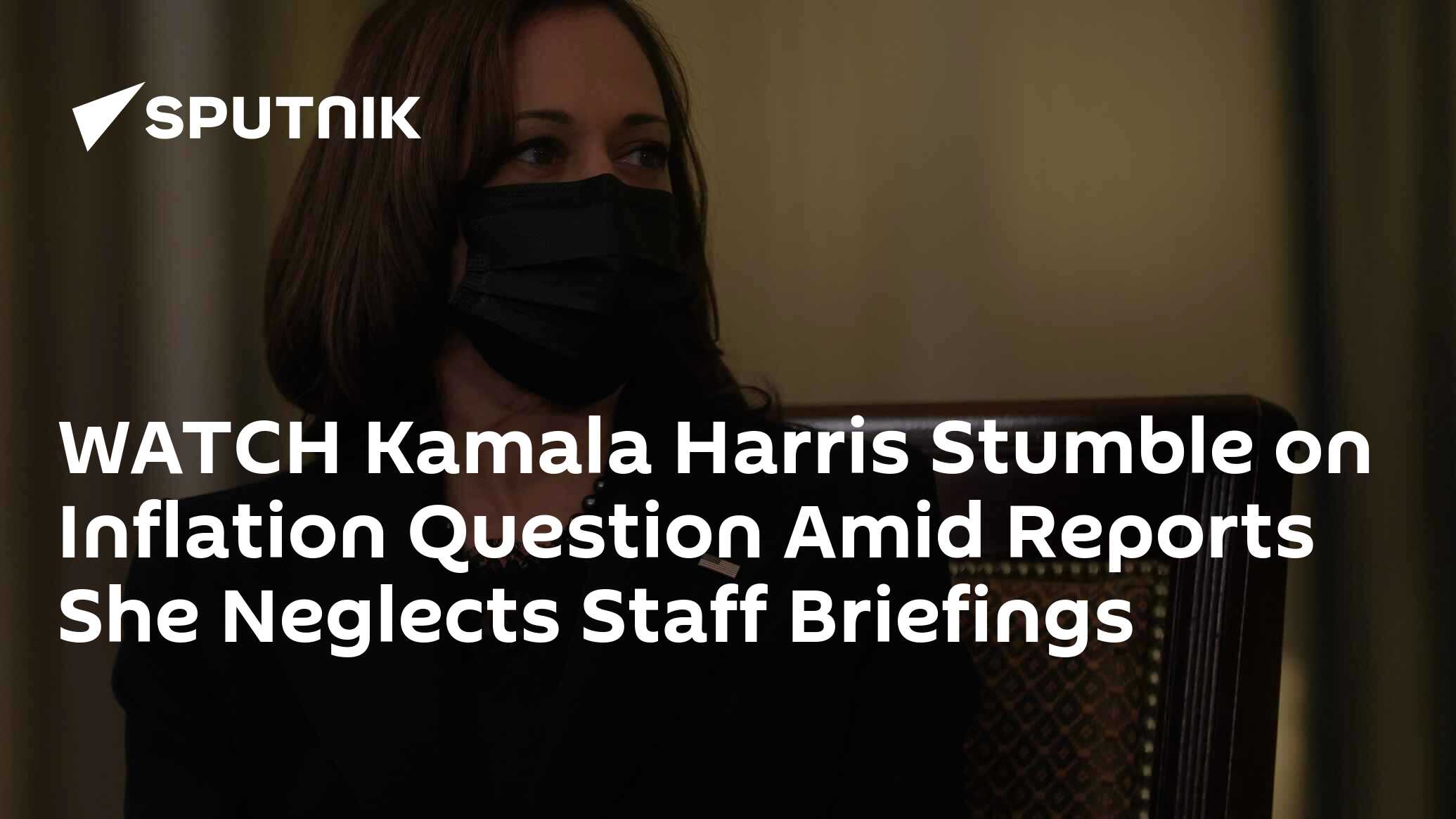 WATCH Harris Stumble on Inflation Issue Amid Reports She Neglects Briefings