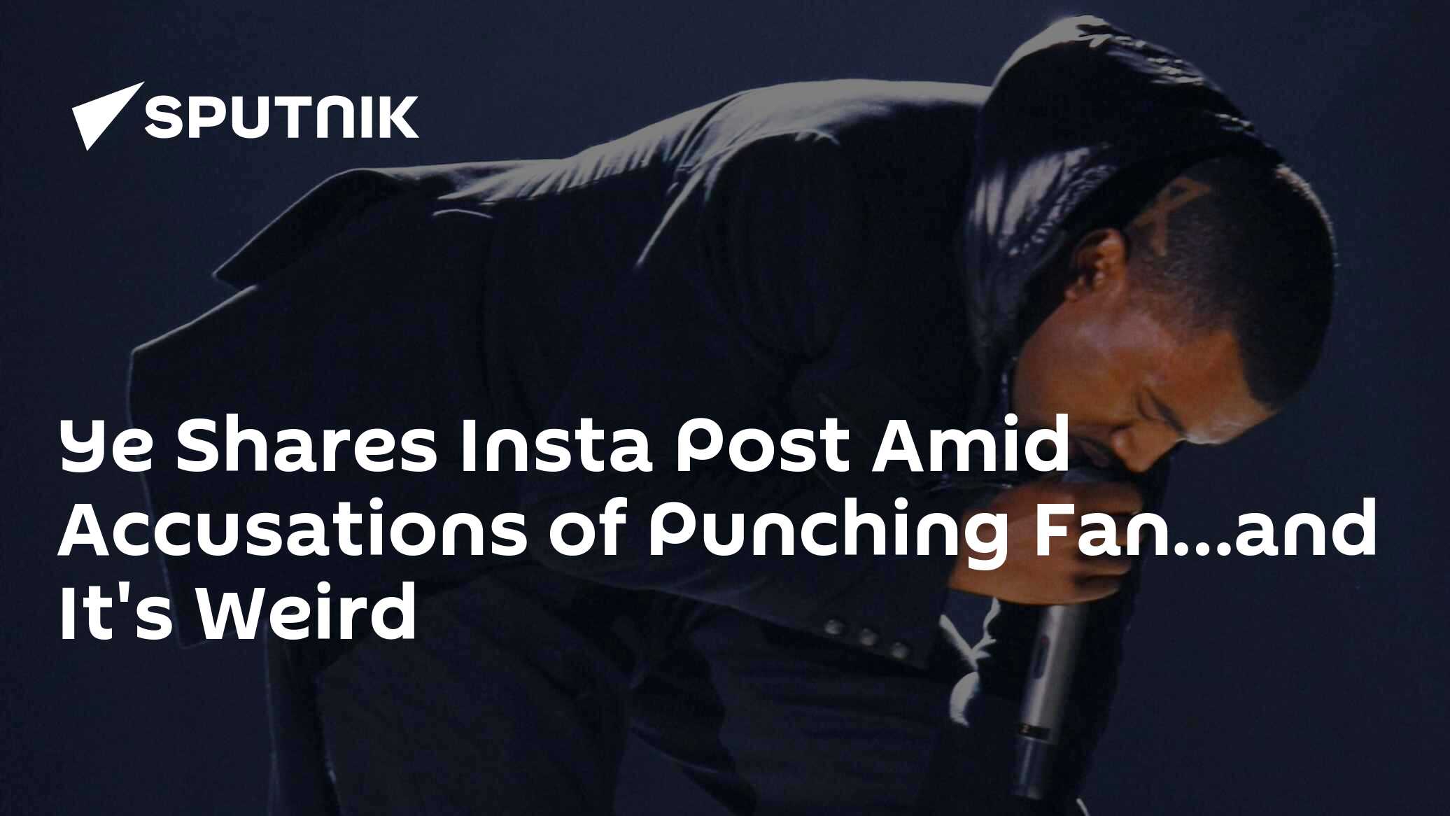 Ye Shares Insta Post Amid Accusations of Punching Fan…and It's Weird ...