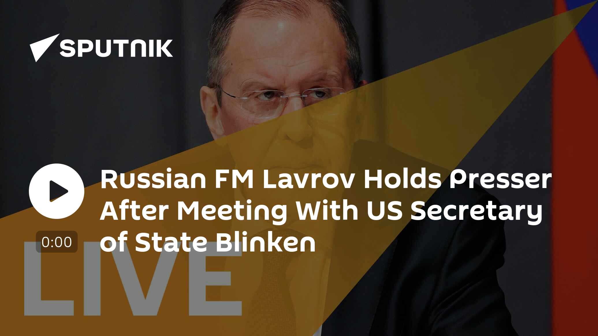 Russian Fm Lavrov Holds Presser After Meeting With Us Secretary Of
