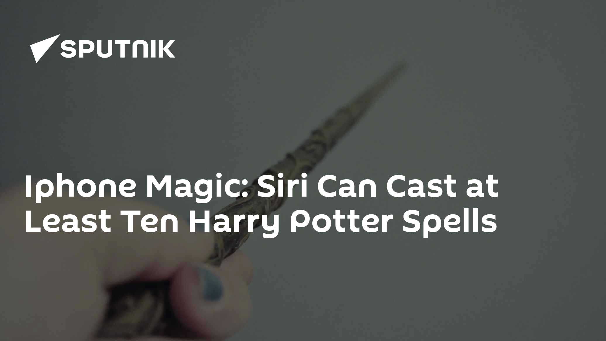 Iphone Magic: Siri Can Cast at Least Ten Harry Potter Spells - 23.01. ...