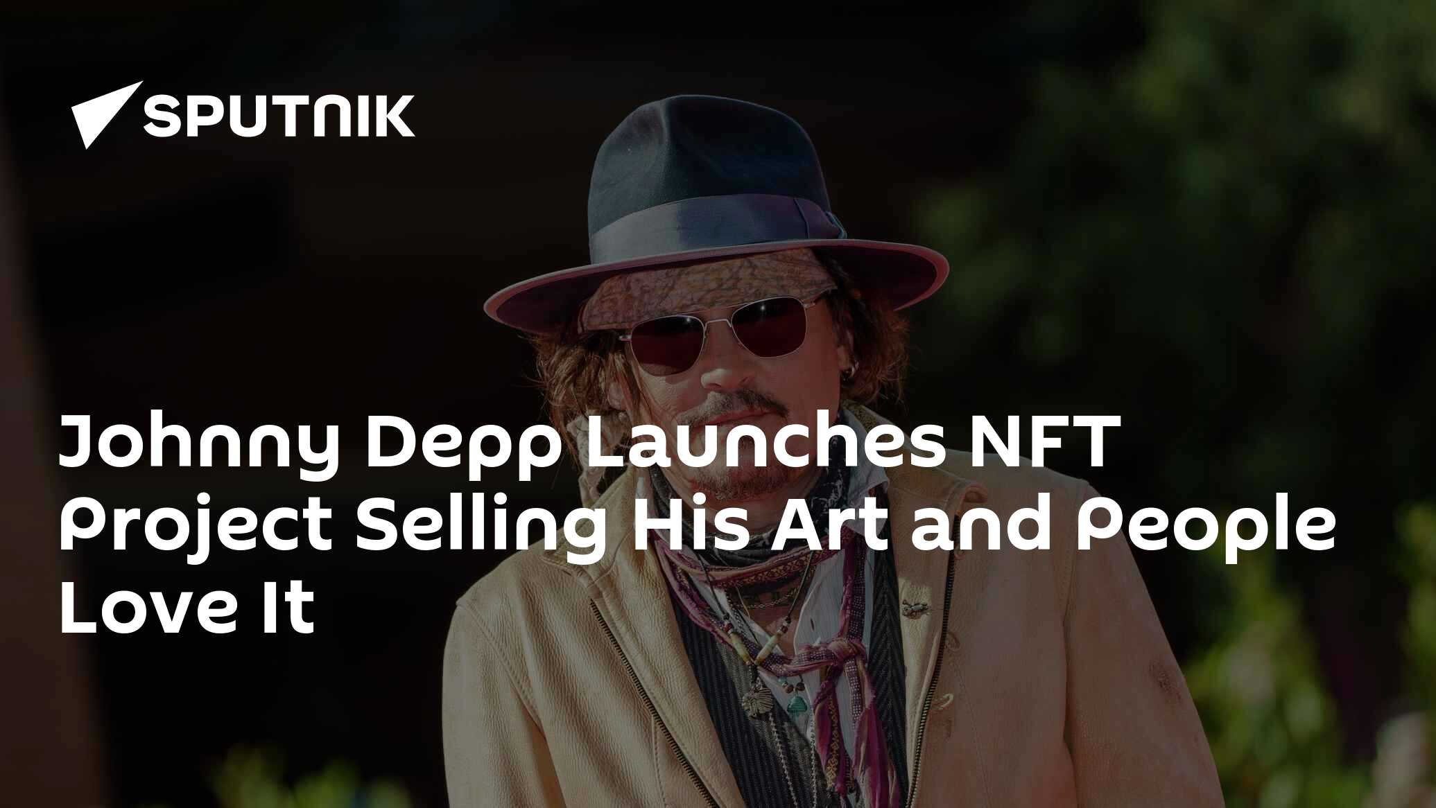 Johnny Depp Launches NFT Project Selling His Art and People Love It ...