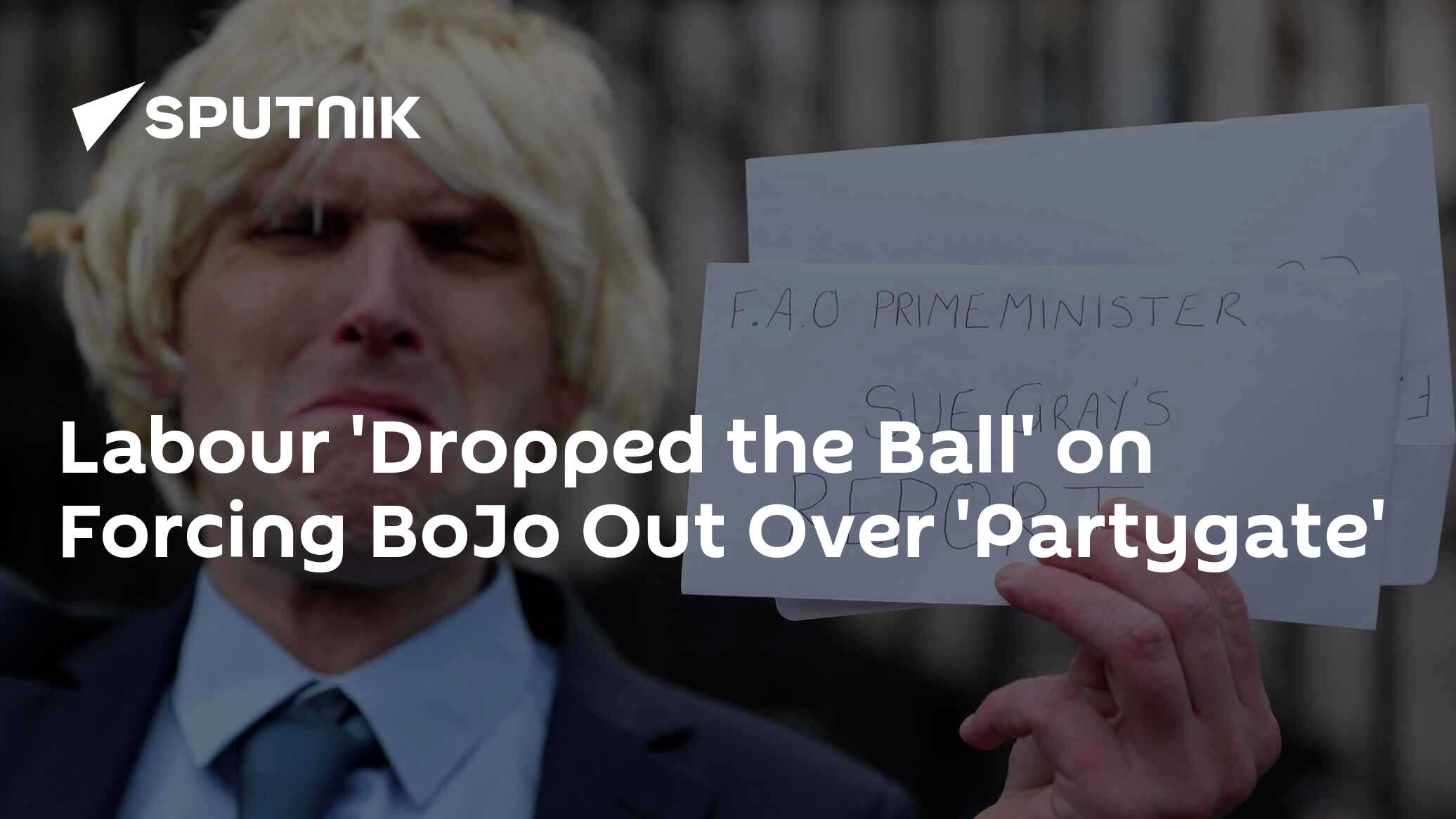 Labour 'Dropped the Ball' on Forcing BoJo Out Over 'Partygate' - 30.01. ...
