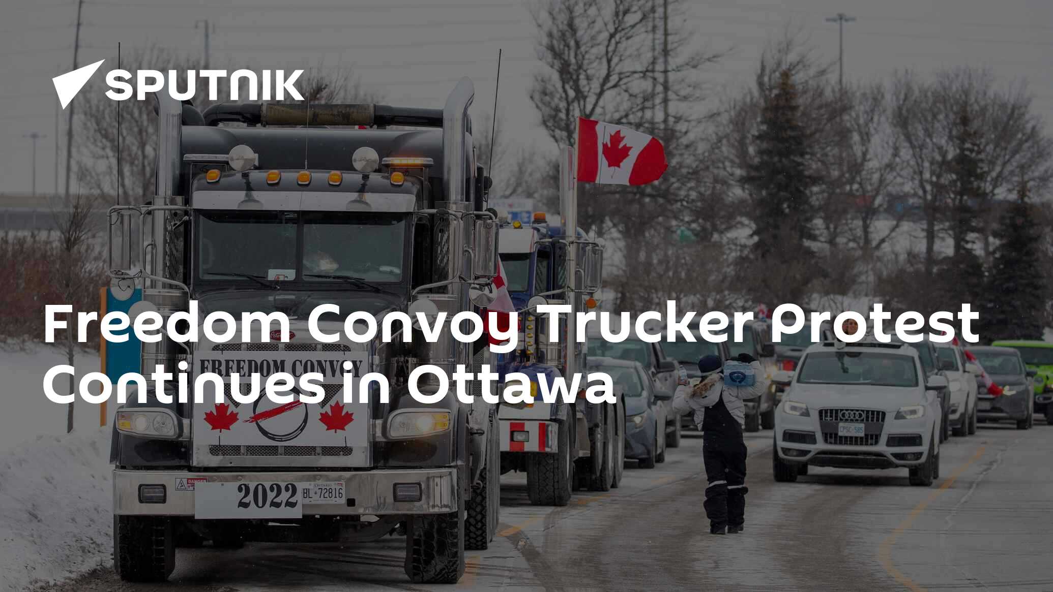 Freedom Convoy Trucker Protest Continues in Ottawa - 31.01.2022 ...