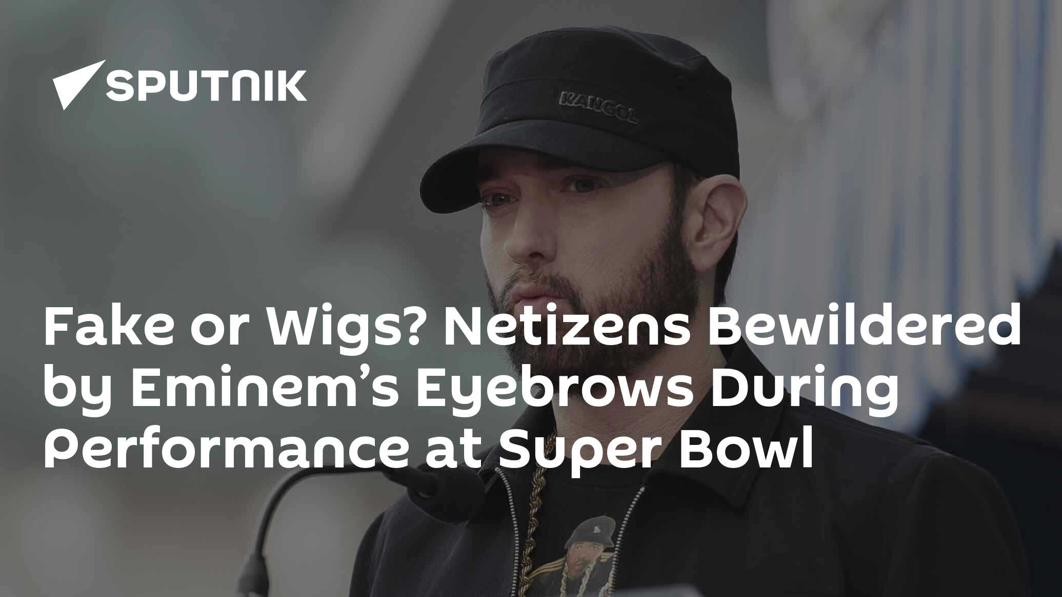 Netizens Bewildered by Eminem’s Eyebrows During his Performance at ...