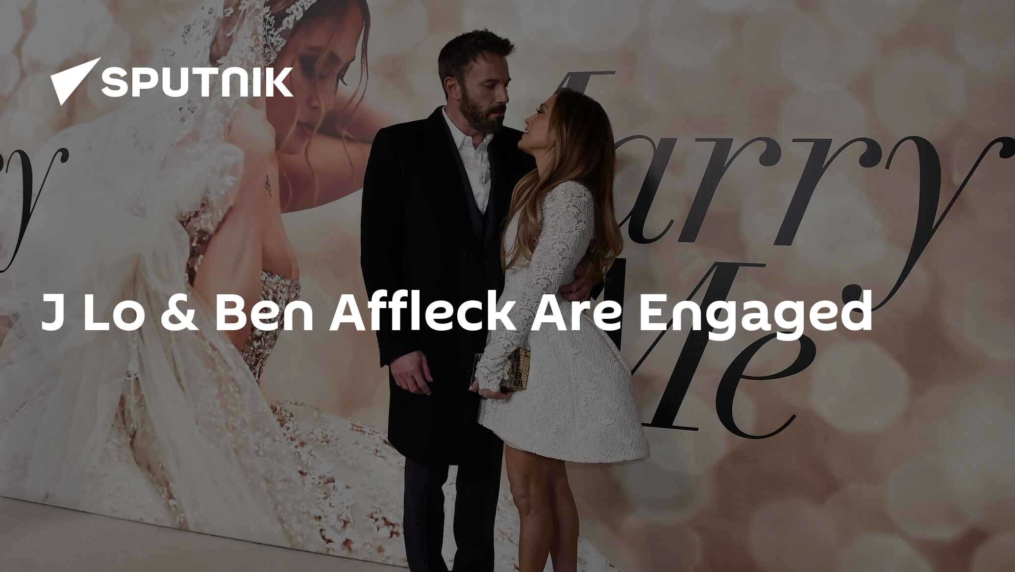 J Lo & Ben Affleck Are Engaged - 09.04.2022, Sputnik International