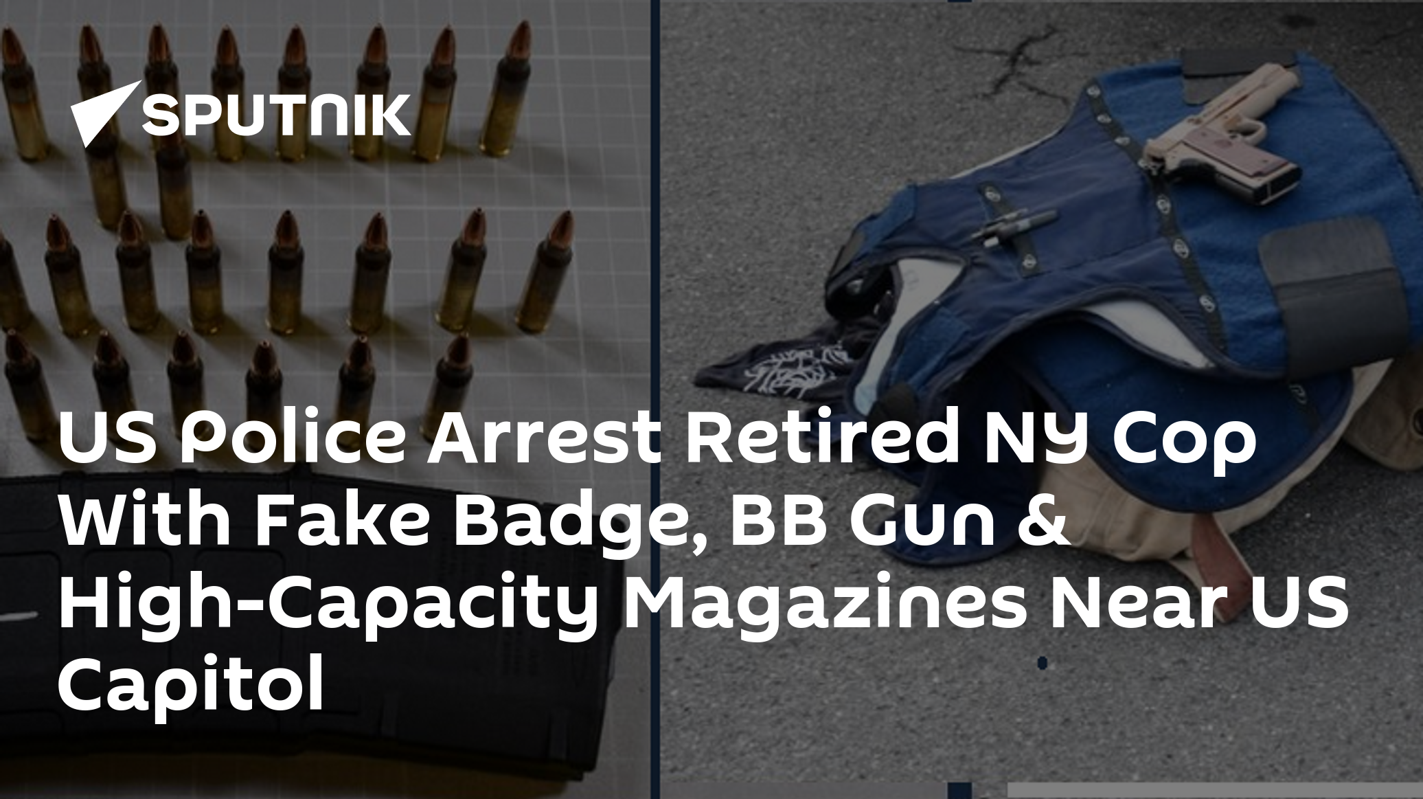 US Police Arrest Retired NY Cop With Fake Badge, BB Gun & High-Capacity ...