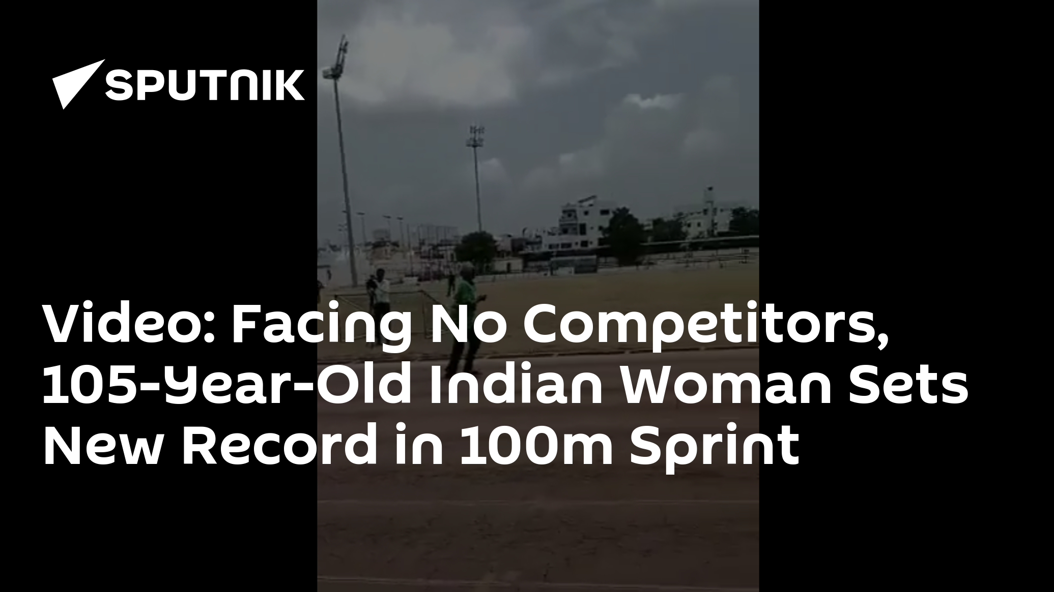 Video: Facing No Competitors, 105-Year-Old Indian Woman Sets New Record ...