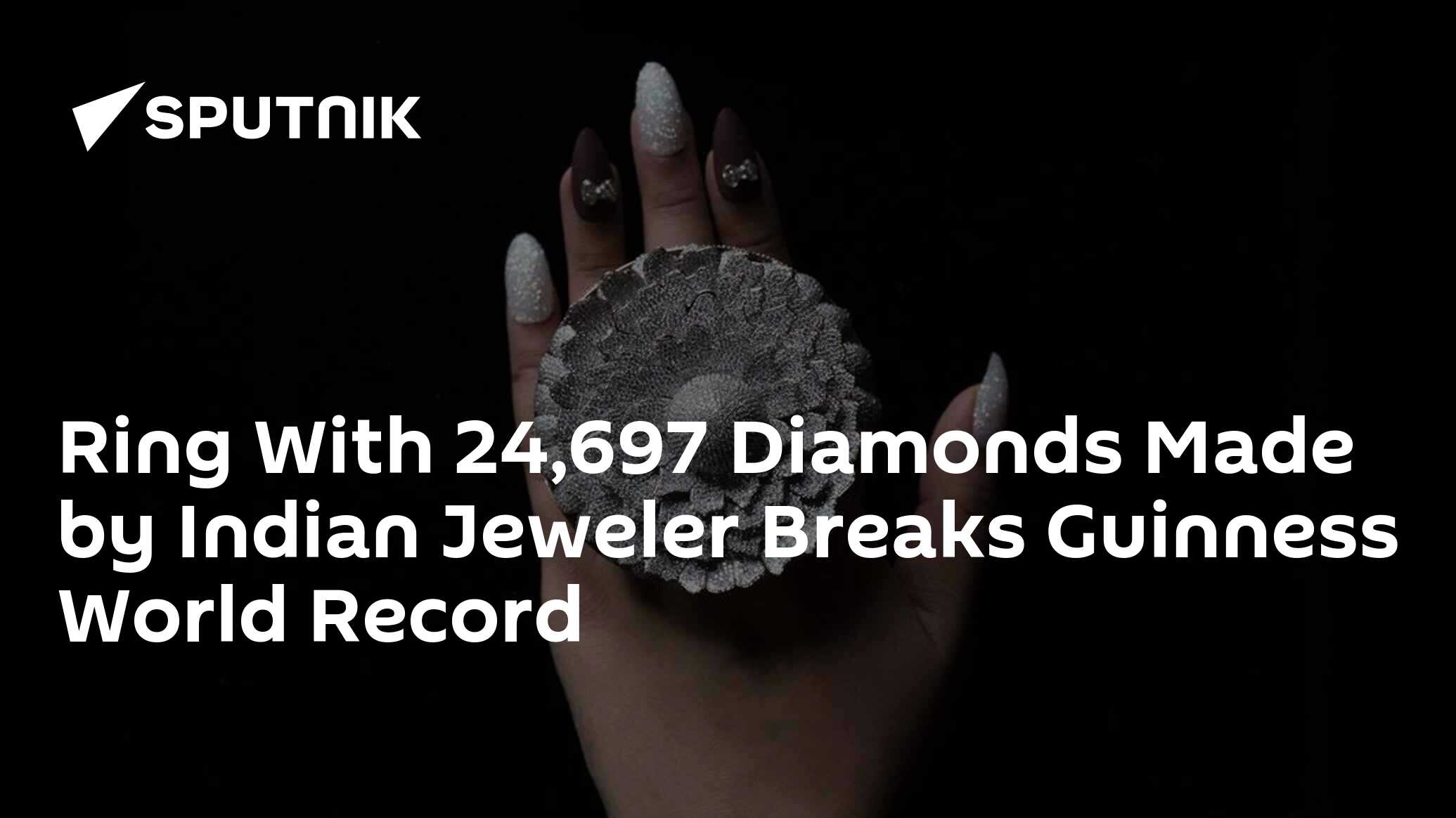 Ring With 24,697 Diamonds Made by Indian Jeweler Breaks Guinness World ...