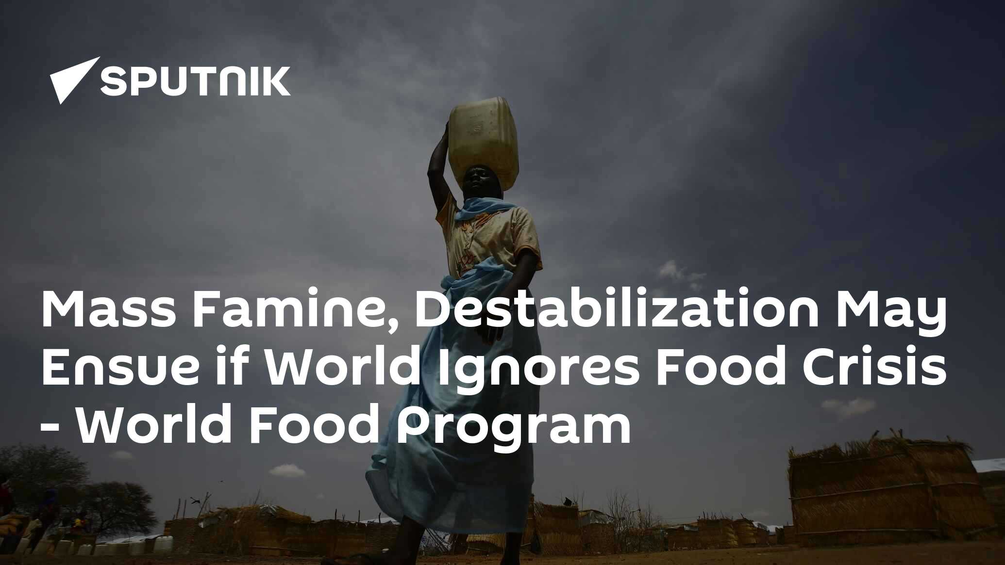Mass Famine, Destabilization May Ensue if World Ignores Food Crisis ...