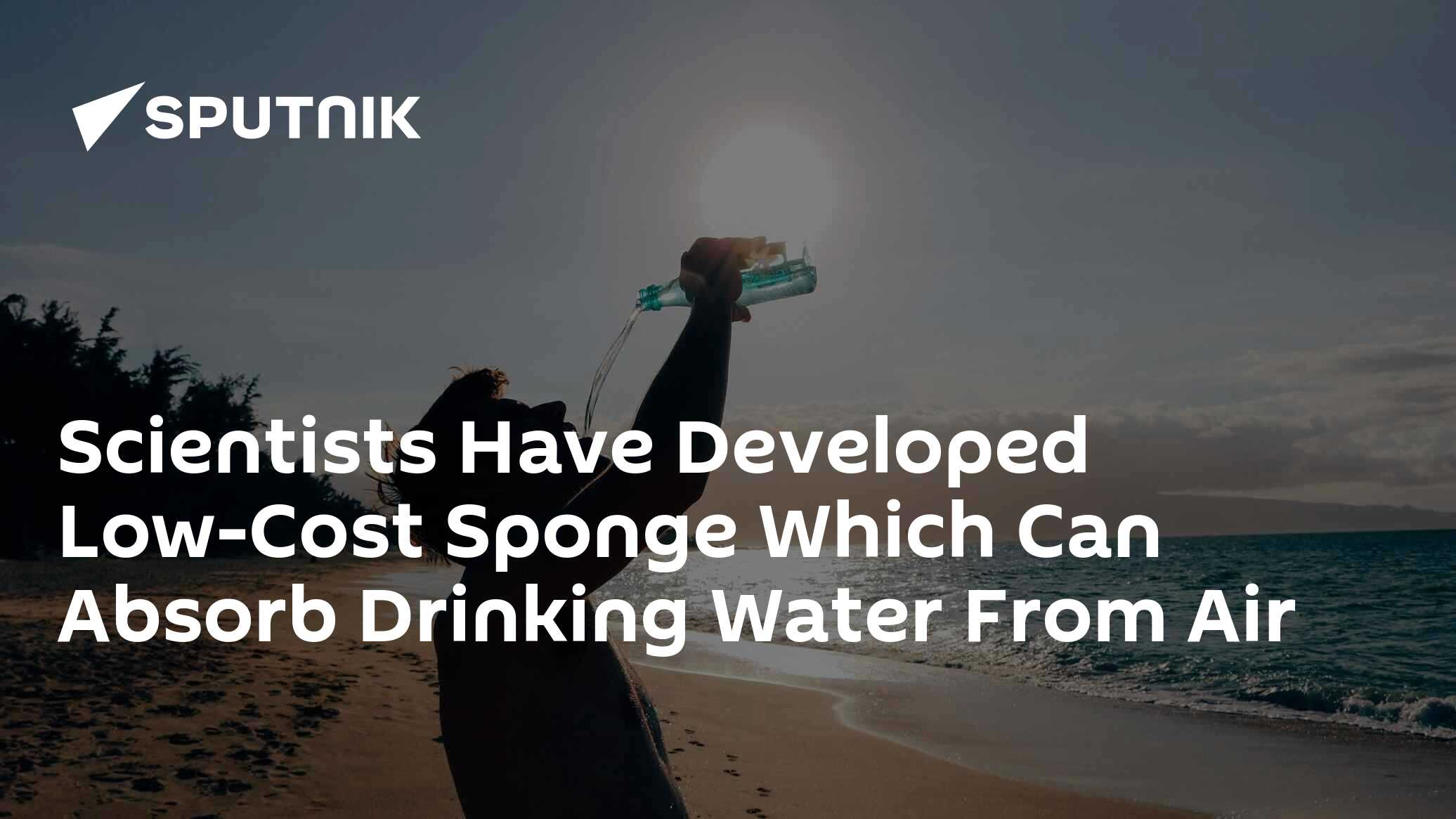 Scientists Have Developed Low-Cost Sponge Which Can Absorb Drinking ...