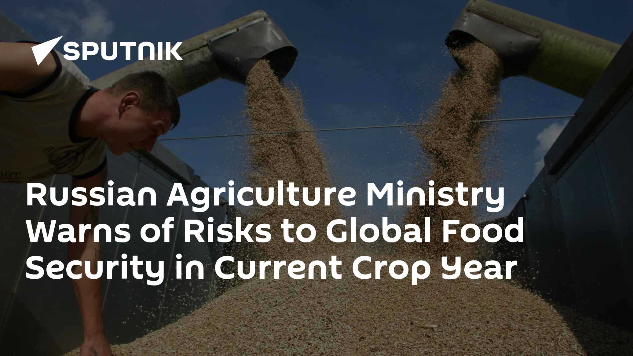 Russian Agriculture Ministry Warns of Risks to Global Food Security in ...