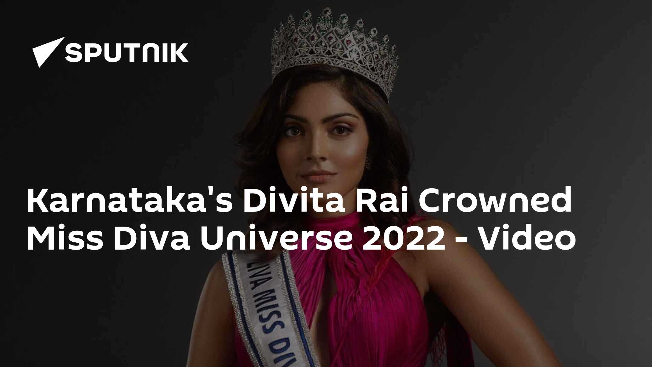 Karnataka's Divita Rai Crowned Miss Diva Universe 2022 - Video - 29.08. ... Karnataka's Divita Rai Crowned Miss Diva Universe 2022 - Video - 29.08. ...