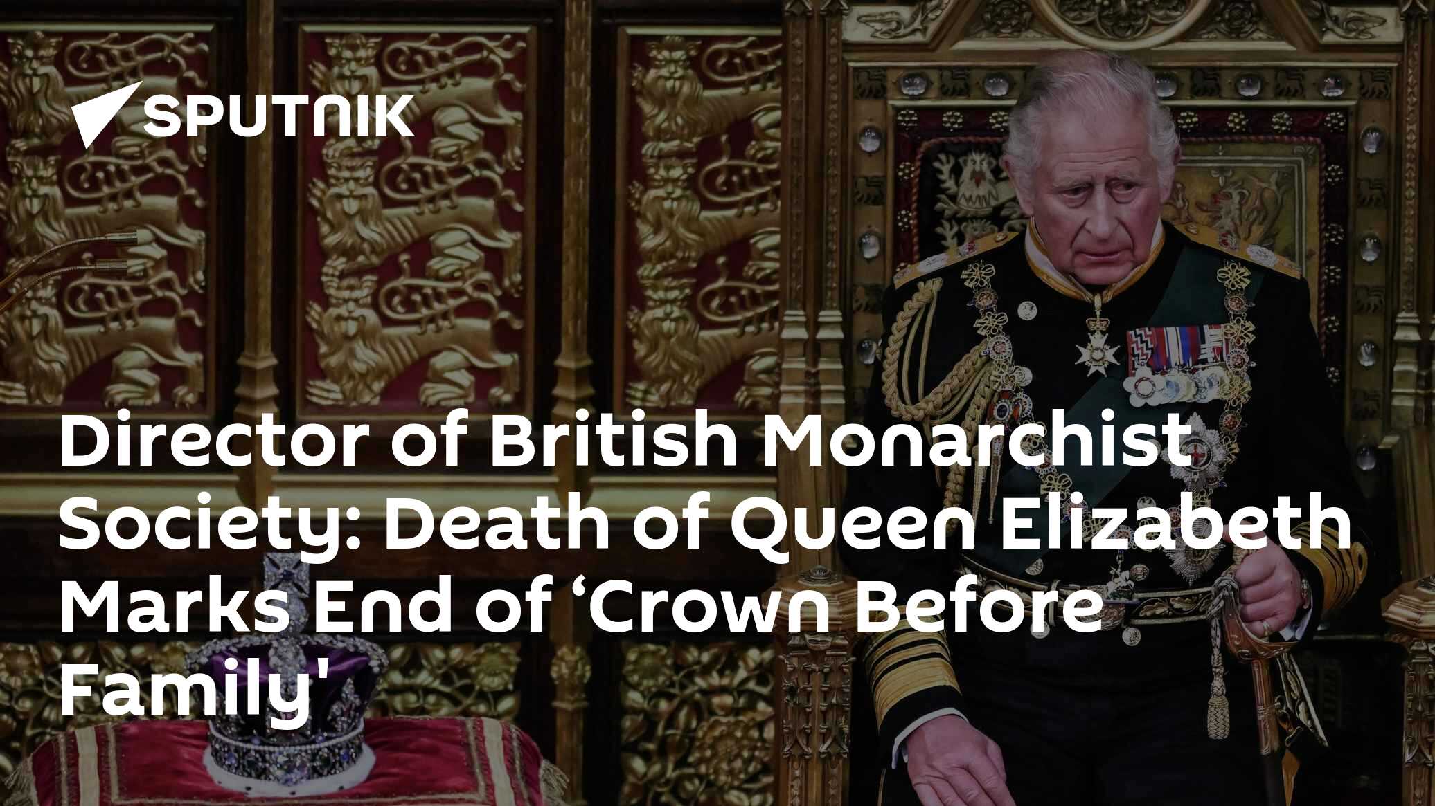 Director of British Monarchist Society: Death of Queen Elizabeth Marks ...