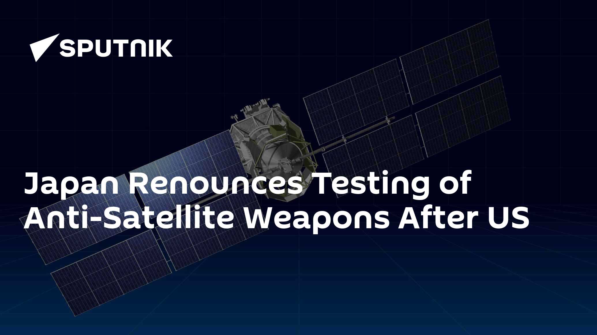 Japan Renounces Testing of Anti-Satellite Weapons After US - 13.09.2022 ...