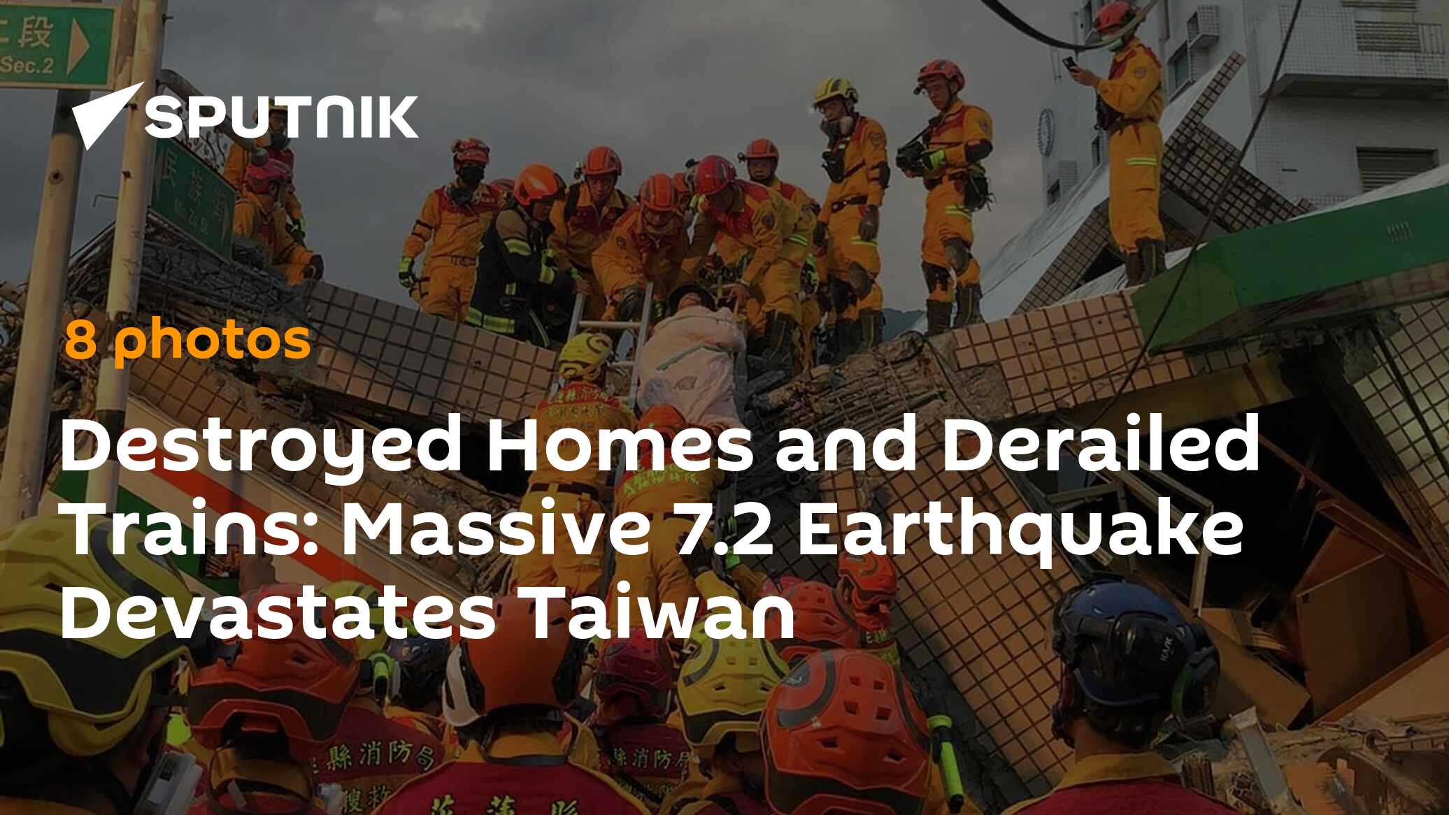Destroyed Homes and Derailed Trains: Massive 7.2 Earthquake Devastates ...
