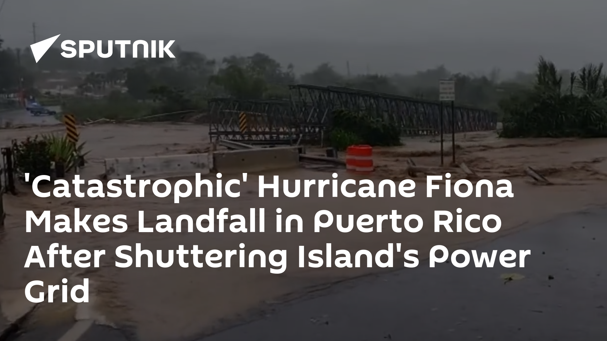 'Catastrophic' Hurricane Fiona Makes Landfall in Puerto Rico After ...