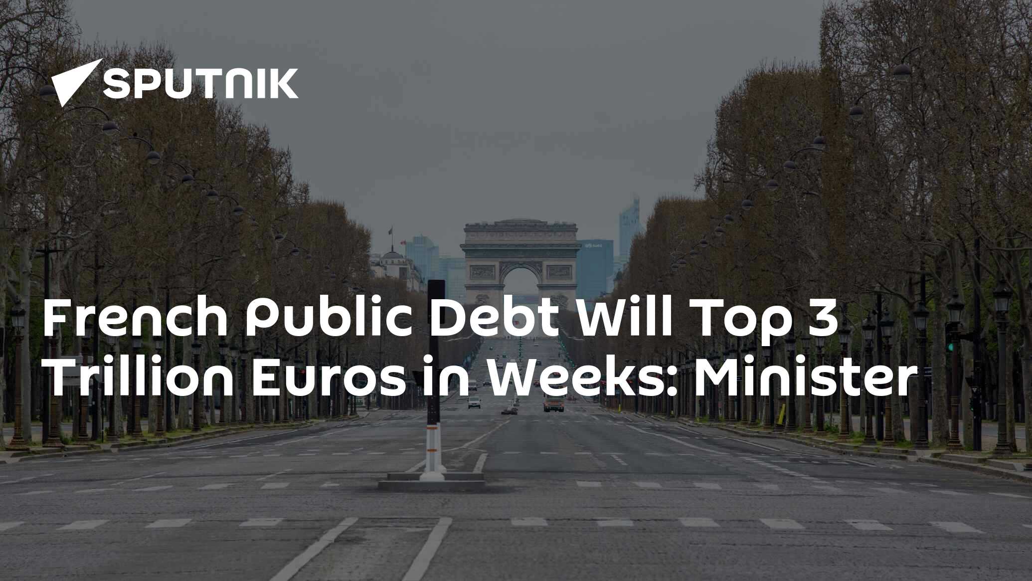 French Public Debt Will Top 3 Trillion Euros in Weeks: Minister - 25.09 ...
