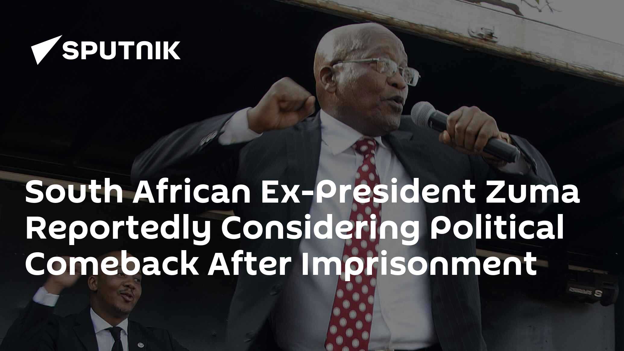 South African Ex-President Zuma Reportedly Considering Political ...