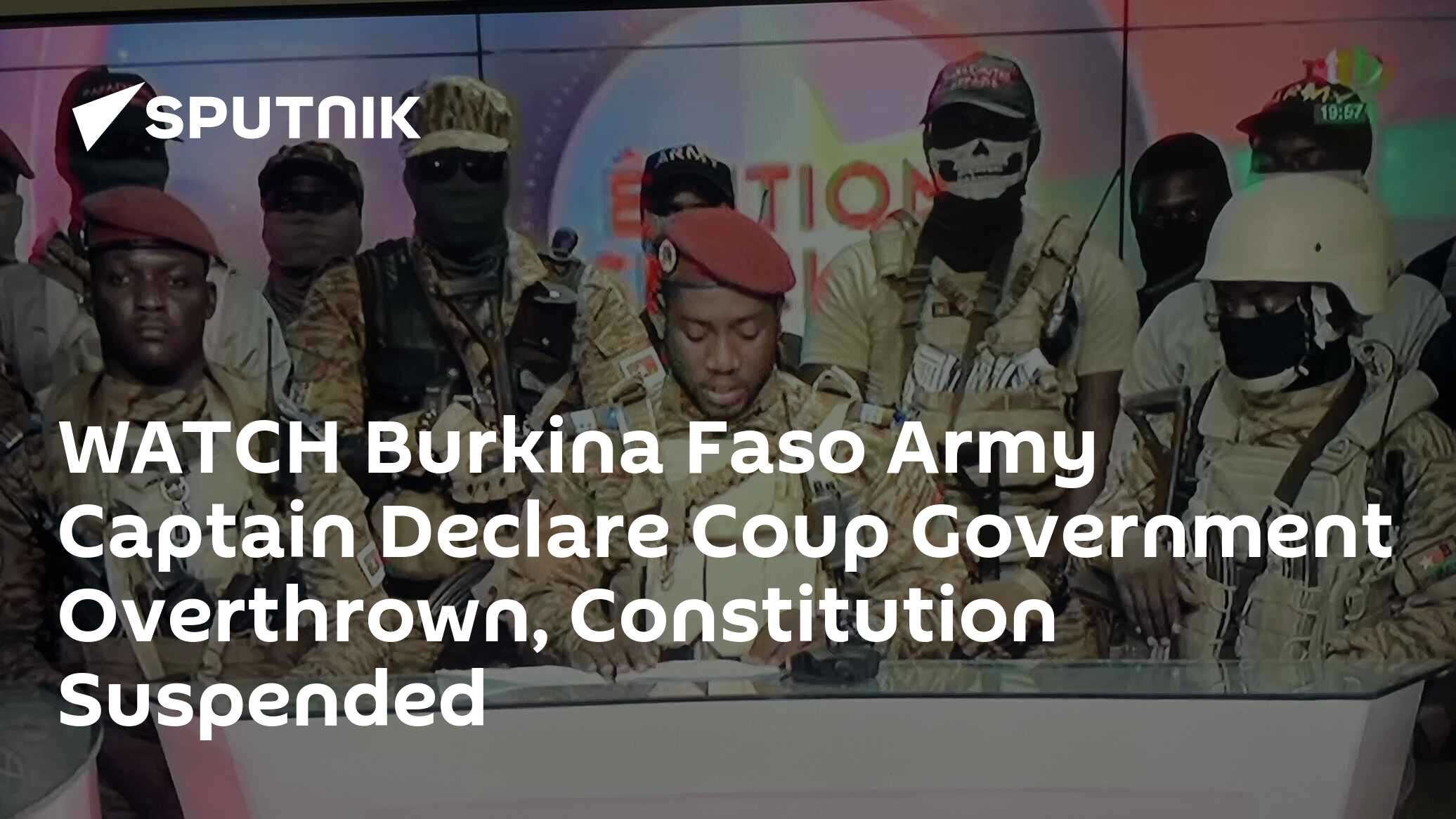 WATCH Burkina Faso Army Captain Declare Coup Government Overthrown ...