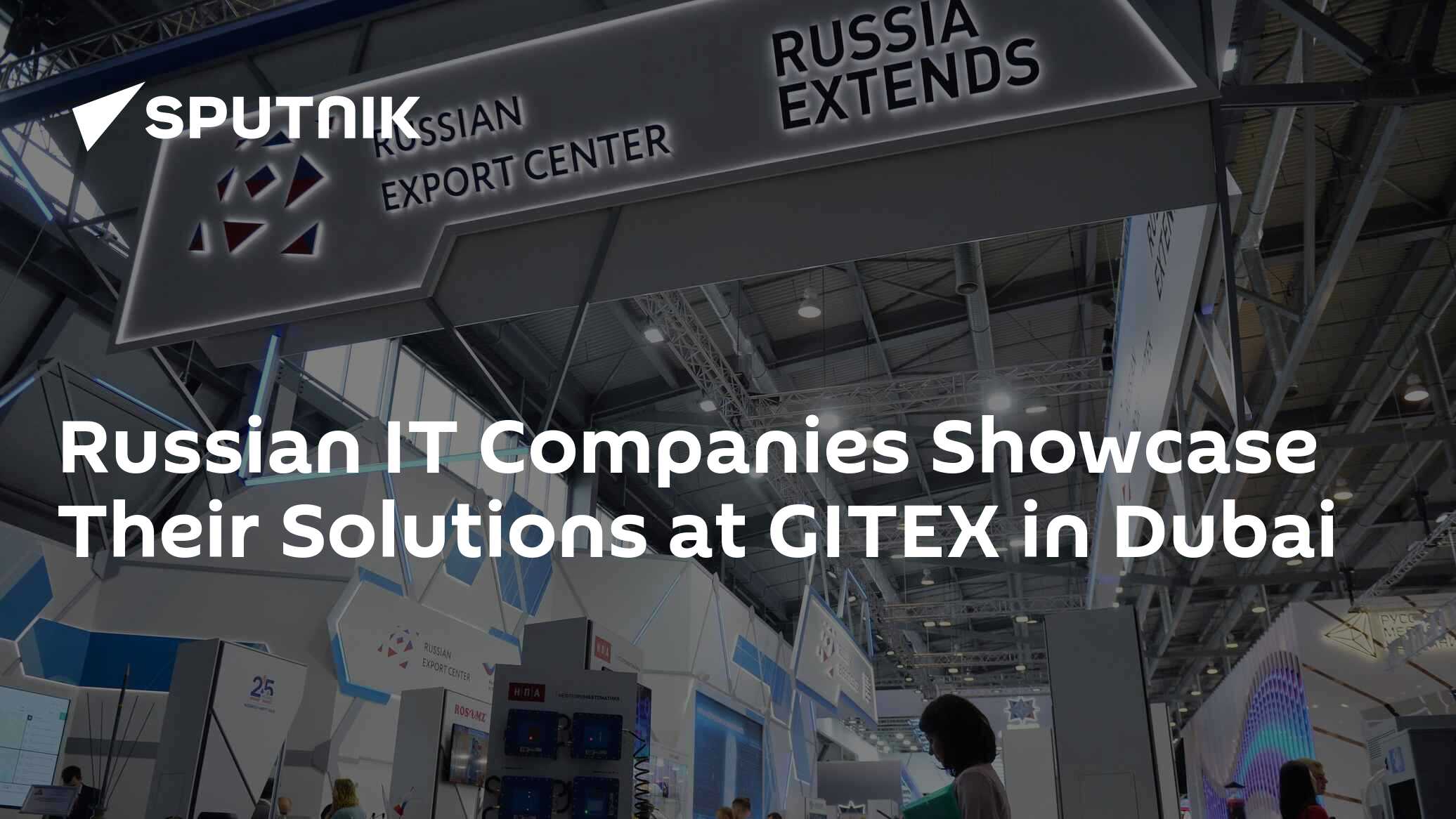 Russian IT Companies Showcase Their Solutions at GITEX in Dubai - 11.10.2022, Sputnik International