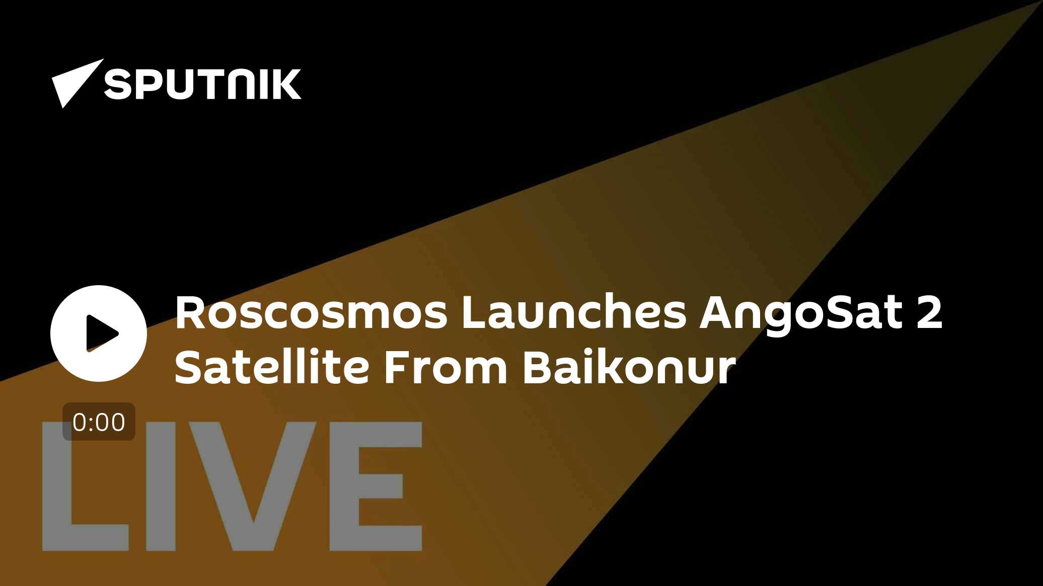 Roscosmos Launches AngoSat 2 Satellite From Baikonur - 12.10.2022, Sputnik International