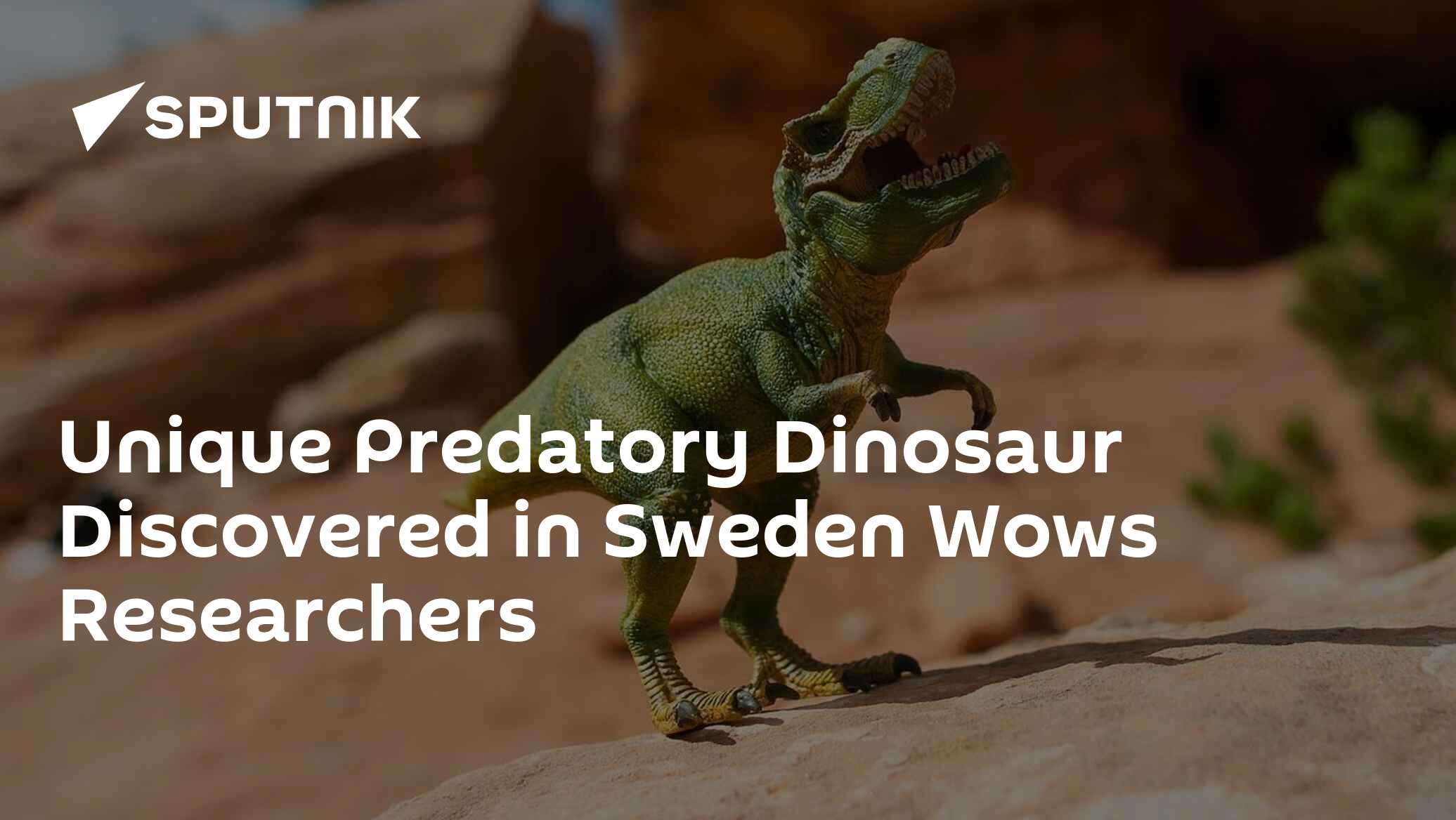 Unique Predatory Dinosaur Discovered in Sweden Wows Researchers - 14.10 ...