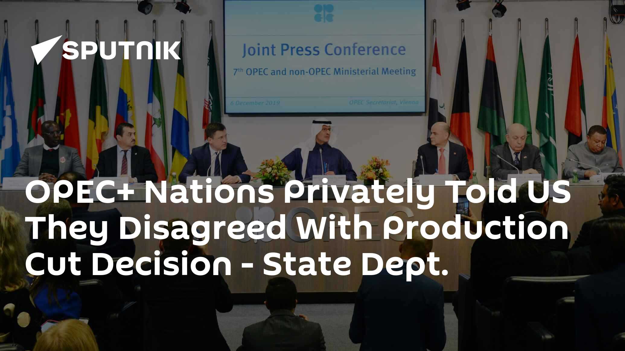 OPEC+ Nations Privately Told US They Disagreed With Production Cut ...
