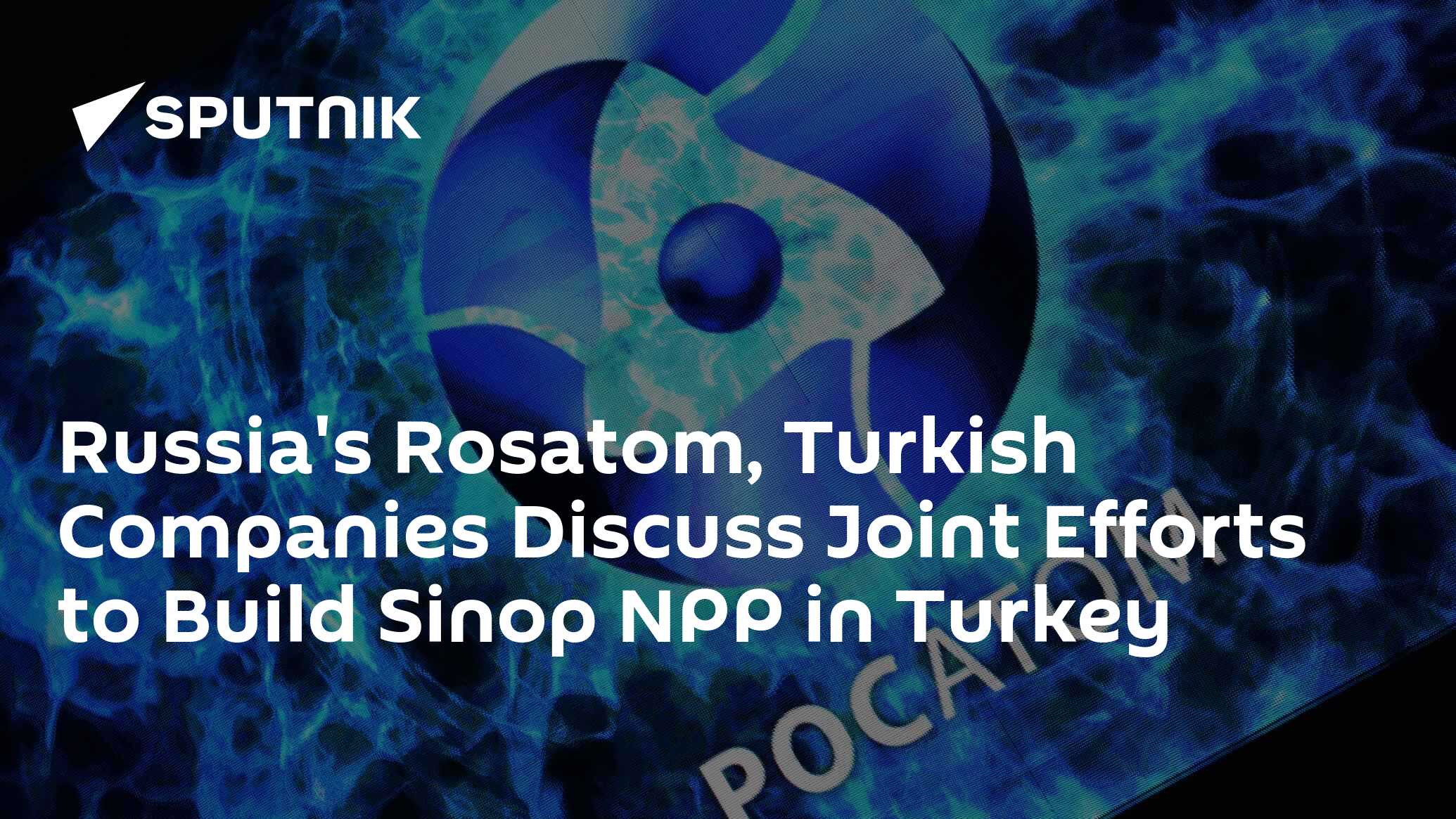 Russia's Rosatom, Turkish Companies Discuss Joint Efforts to Build ...