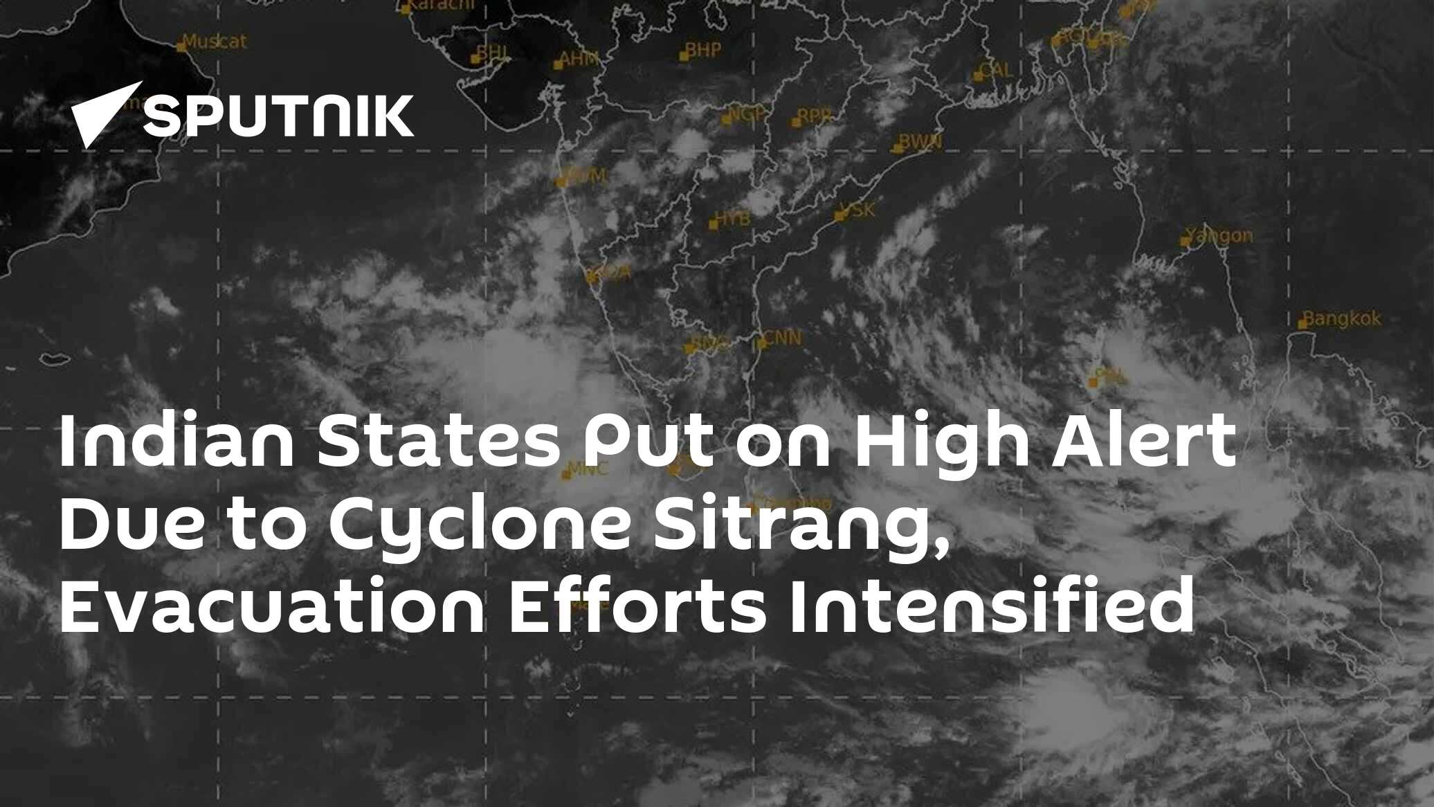 Indian States Put on High Alert Due to Cyclone Sitrang, Evacuation ...