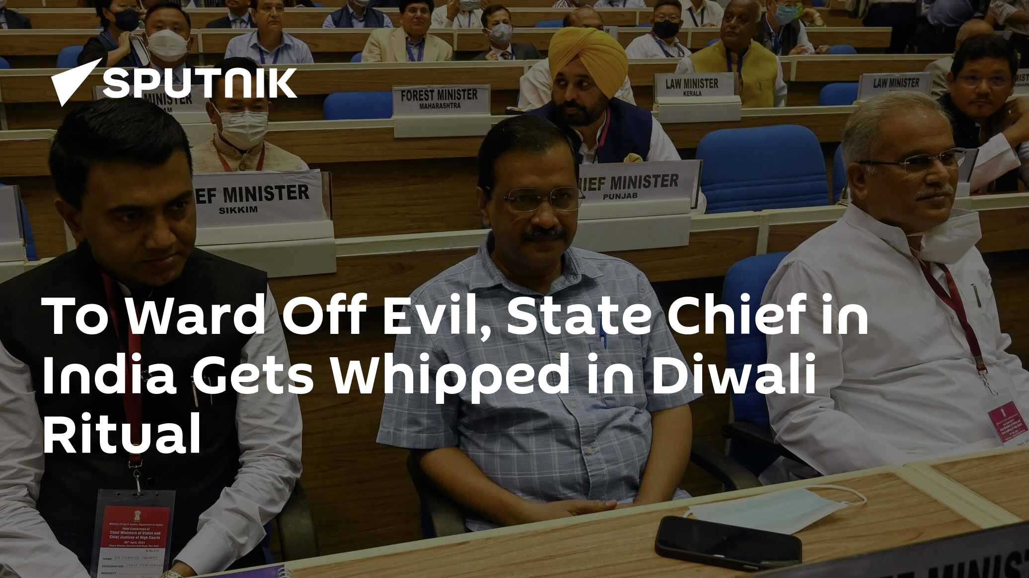 To Ward Off Evil, State Chief in India Gets Whipped in Diwali Ritual ...