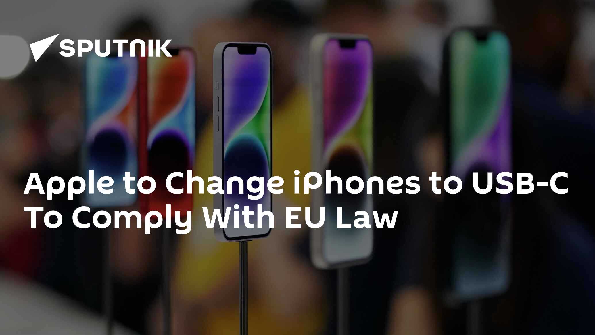 Apple to Change iPhones to USB-C To Comply With EU Law - 27.10.2022 ...