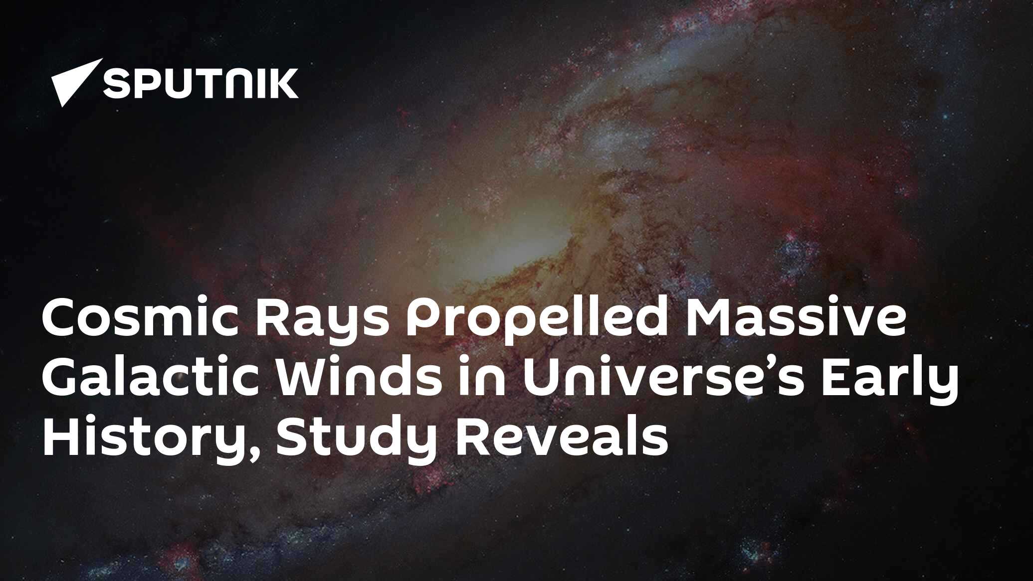 Cosmic Rays Propelled Massive Galactic Winds in Universe’s Early ...