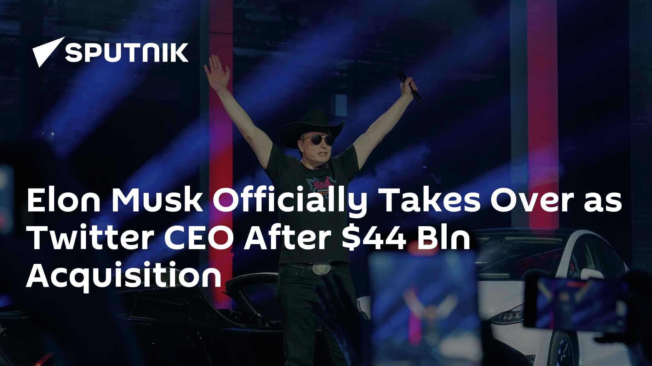 Elon Musk Officially Takes Over as Twitter CEO After $44 Bln ...