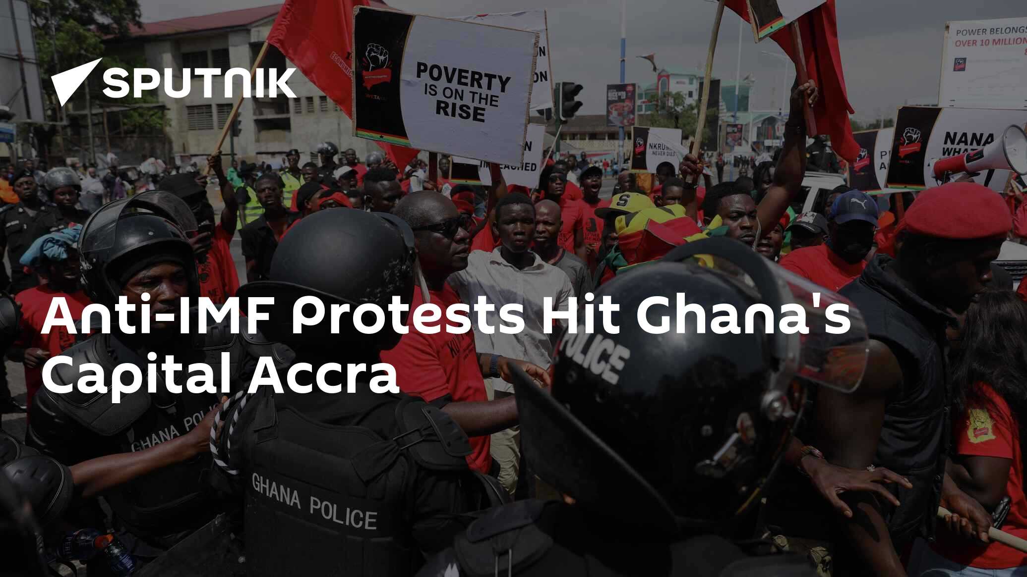 Anti-IMF Protests Hit Ghana's Capital Accra - 06.11.2022, Sputnik ...