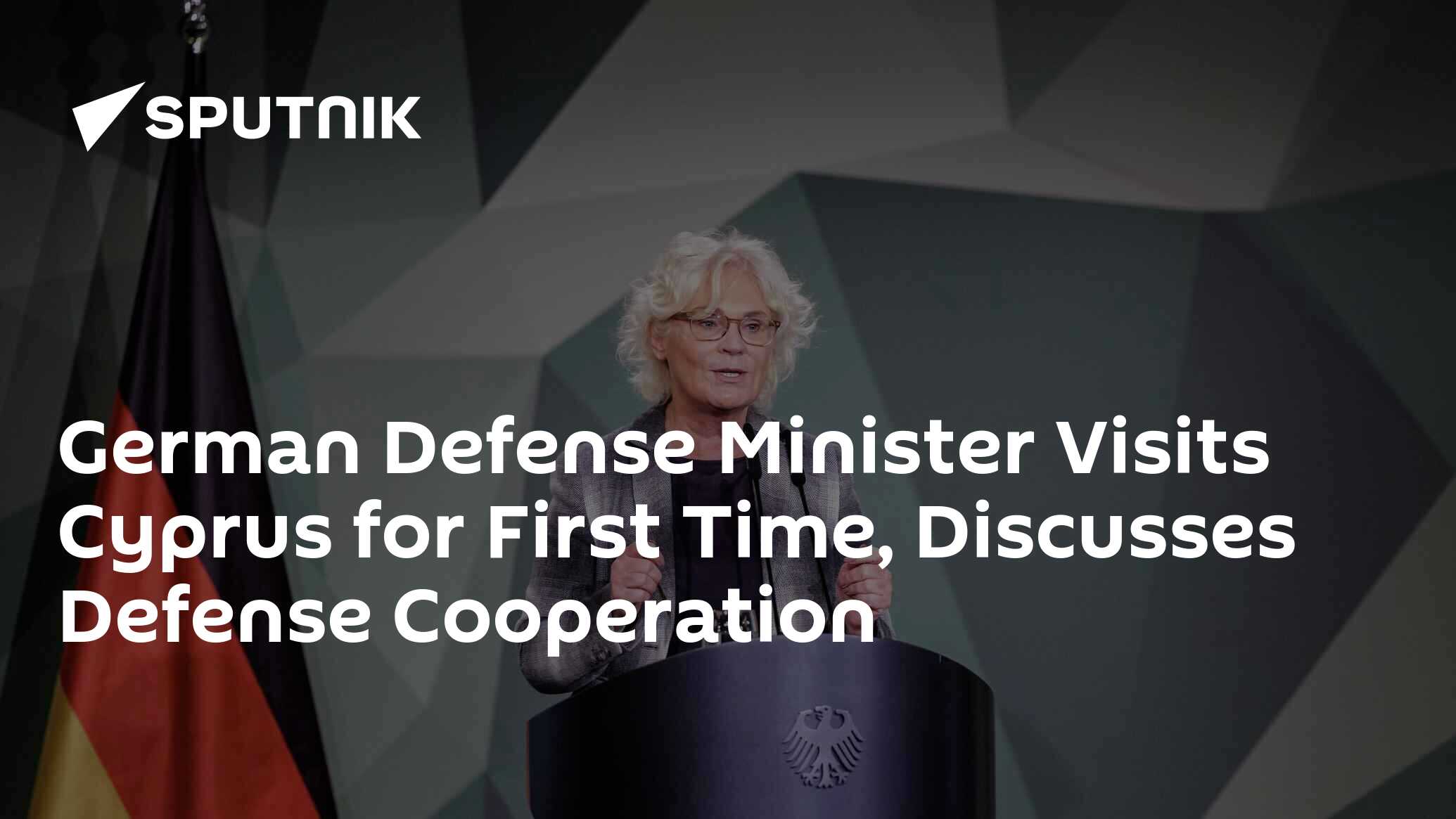 German Defense Minister Visits Cyprus for First Time, Discusses Defense ...