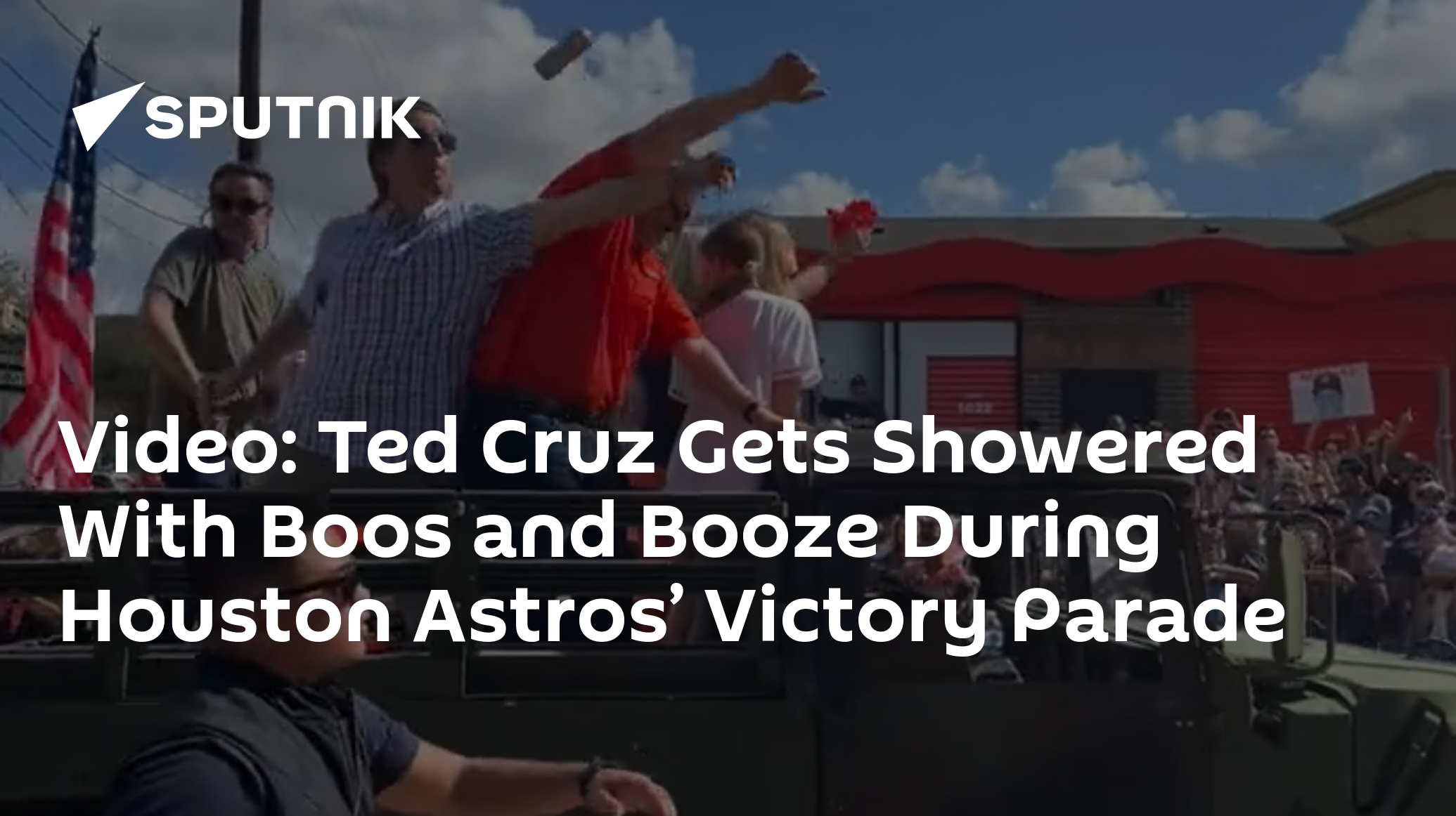 Video: Ted Cruz Gets Showered With Boos and Booze During Houston Astros ...