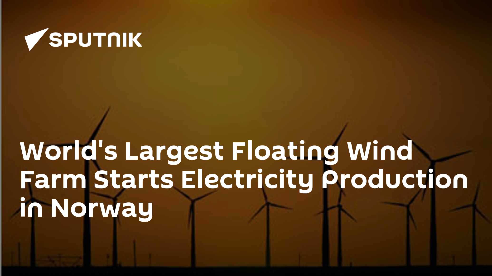 World's Largest Floating Wind Farm Starts Electricity Production in ...