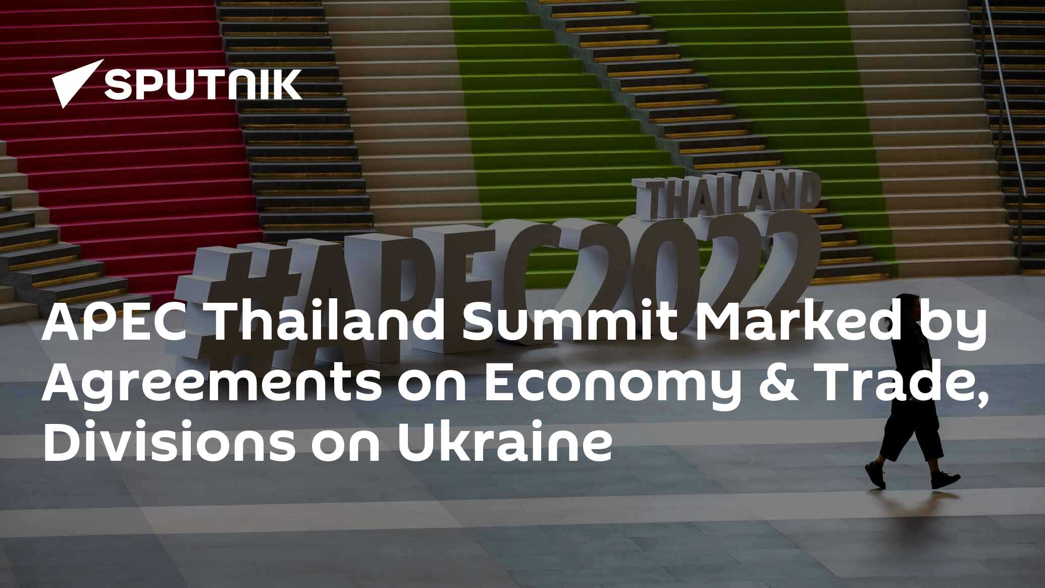 Apec Thailand Summit Marked By Agreements On Economy Trade Divisions