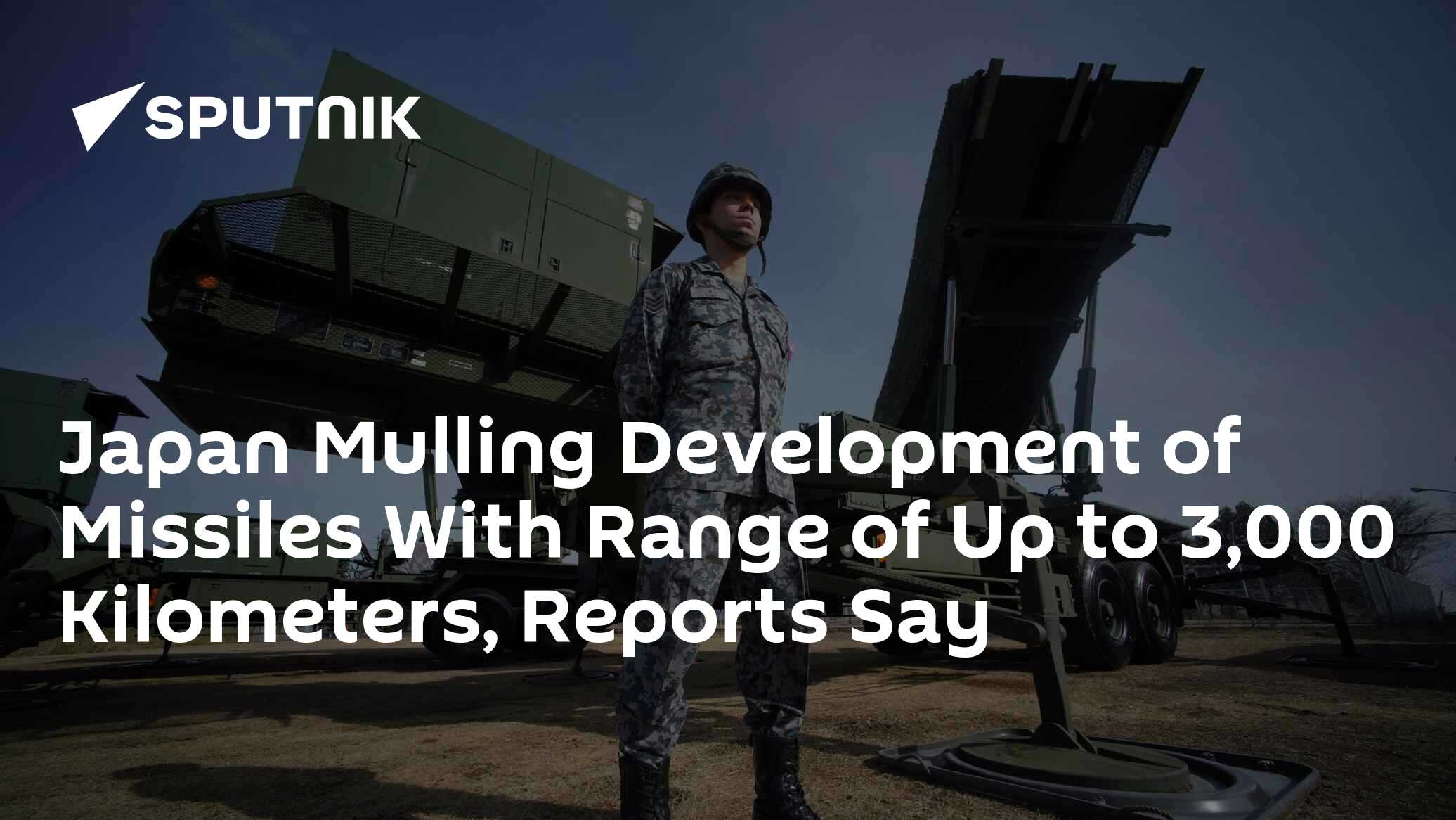 Japan Mulling Development of Missiles With Range of Up to 3,000 ...