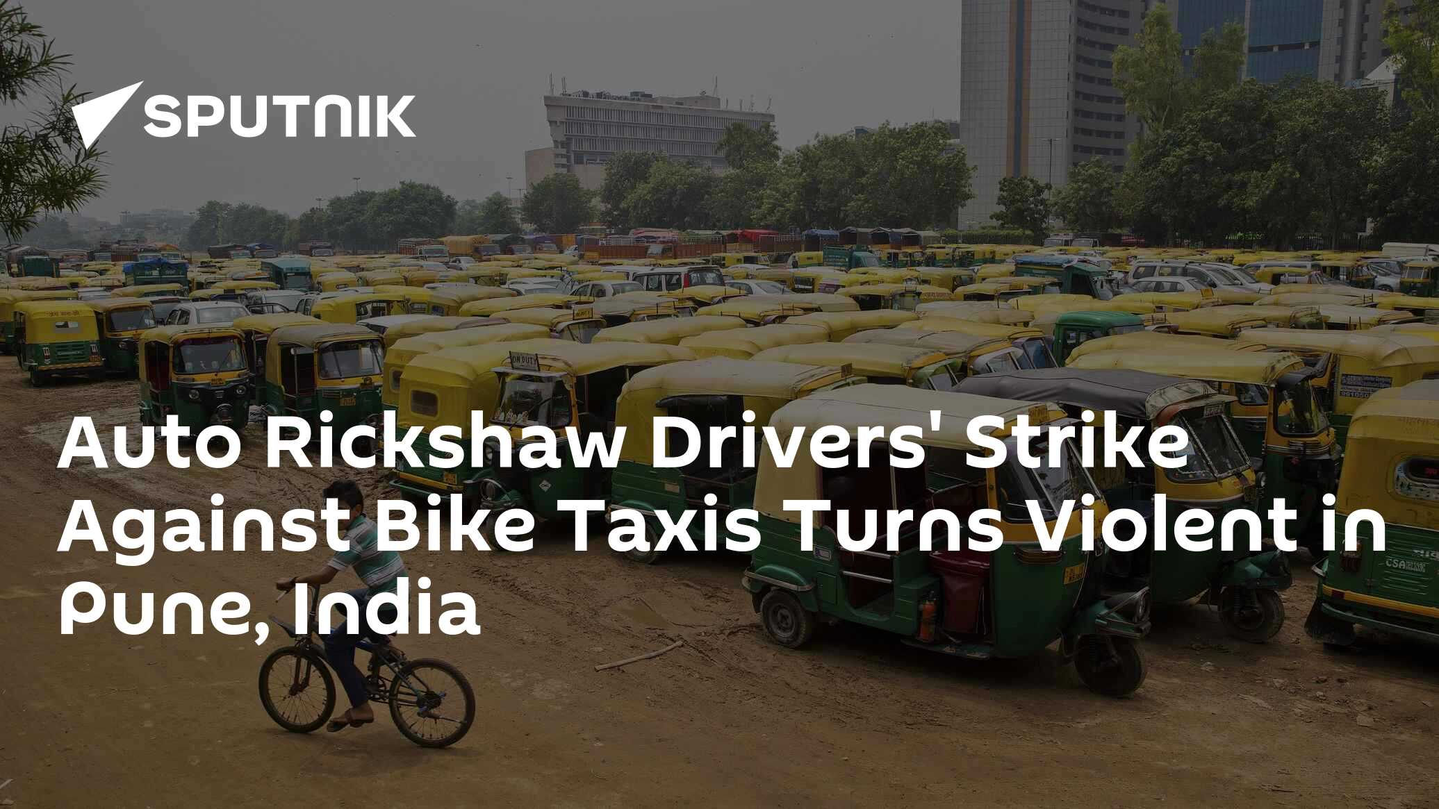Auto Rickshaw Drivers' Strike Against Bike Taxis Turns Violent in Pune ...