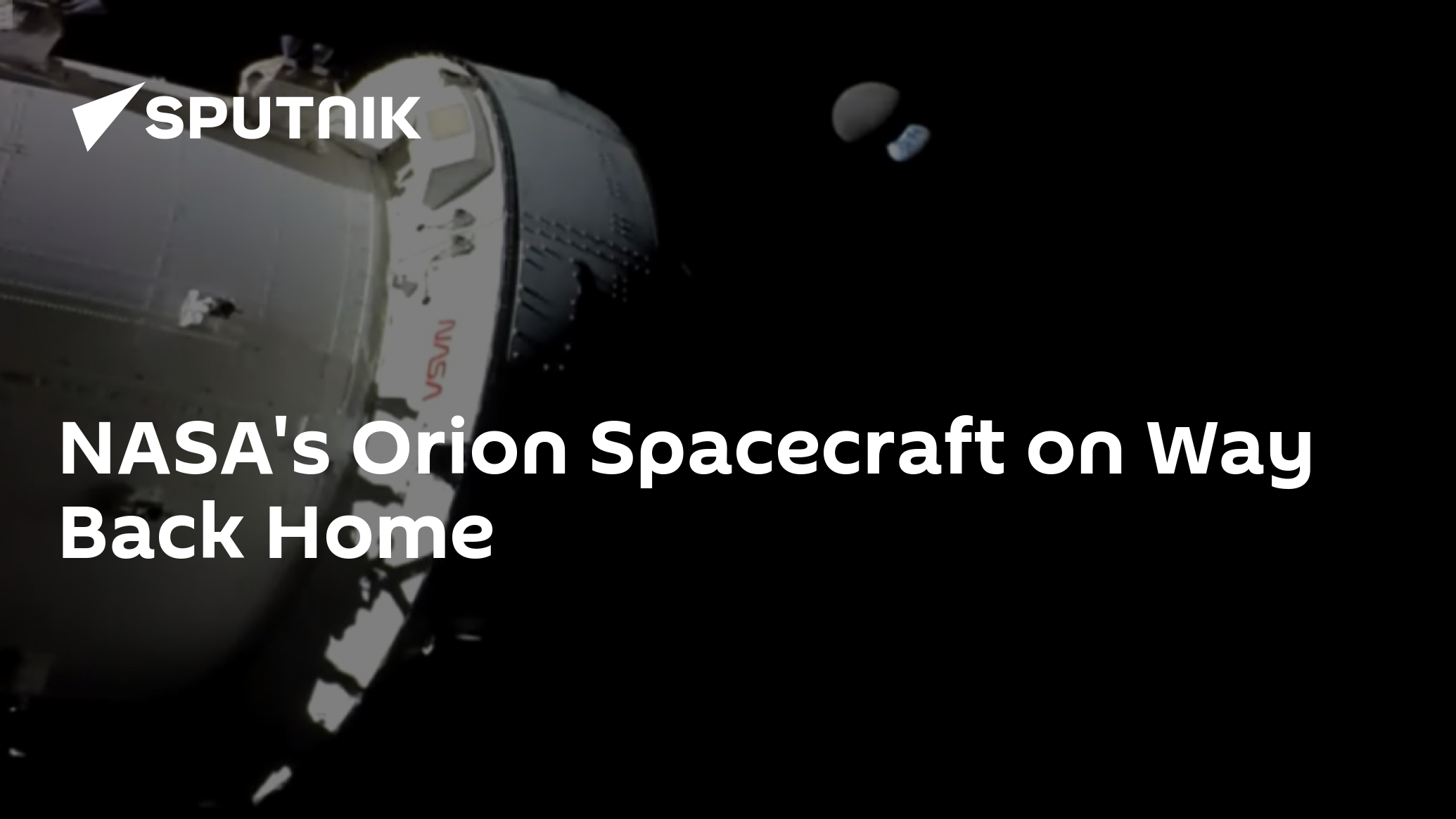NASA's Orion Spacecraft on Way Back Home - 06.12.2022, Sputnik International