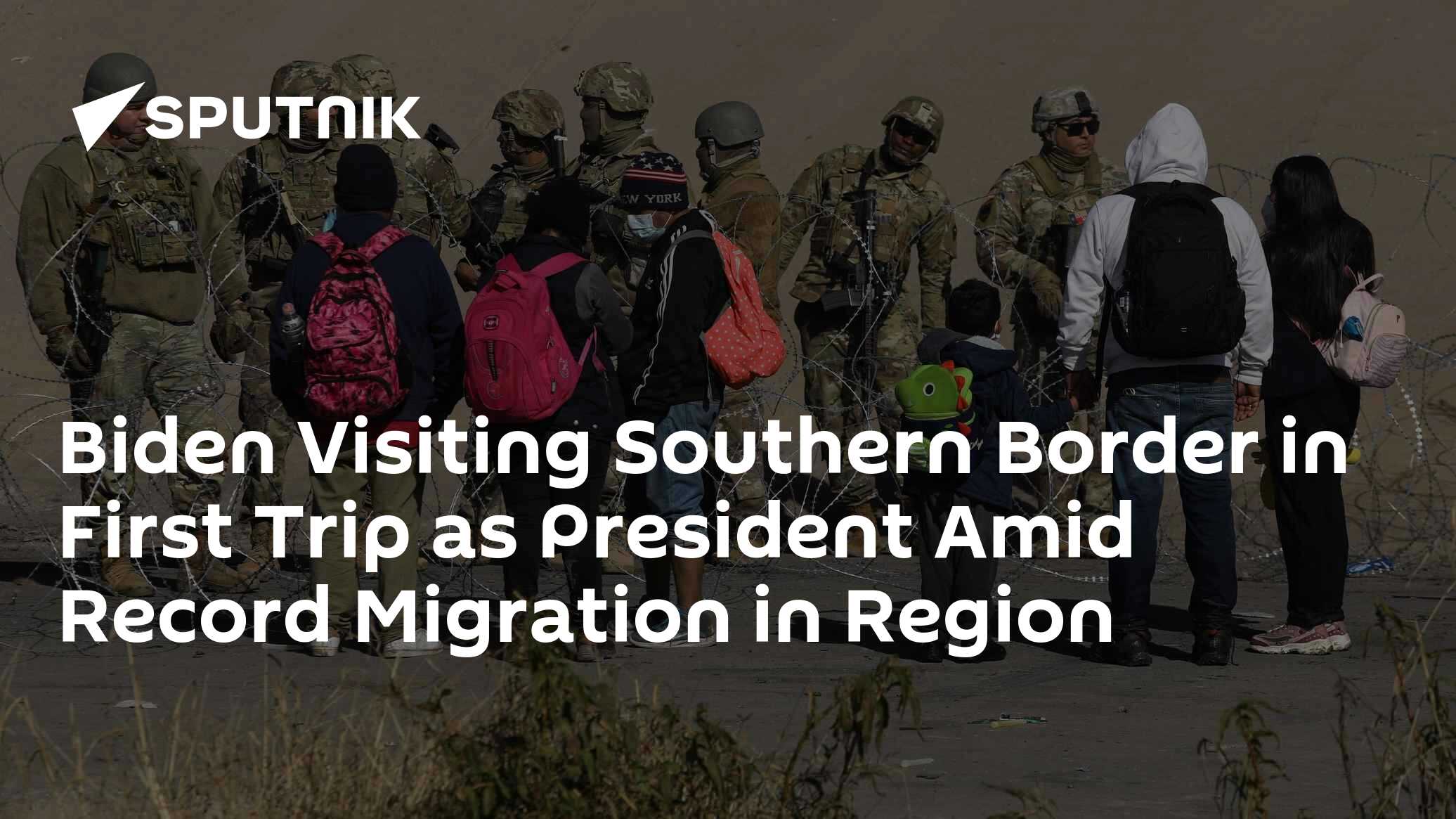 Biden Visiting Southern Border in First Trip as President Amid Record ...