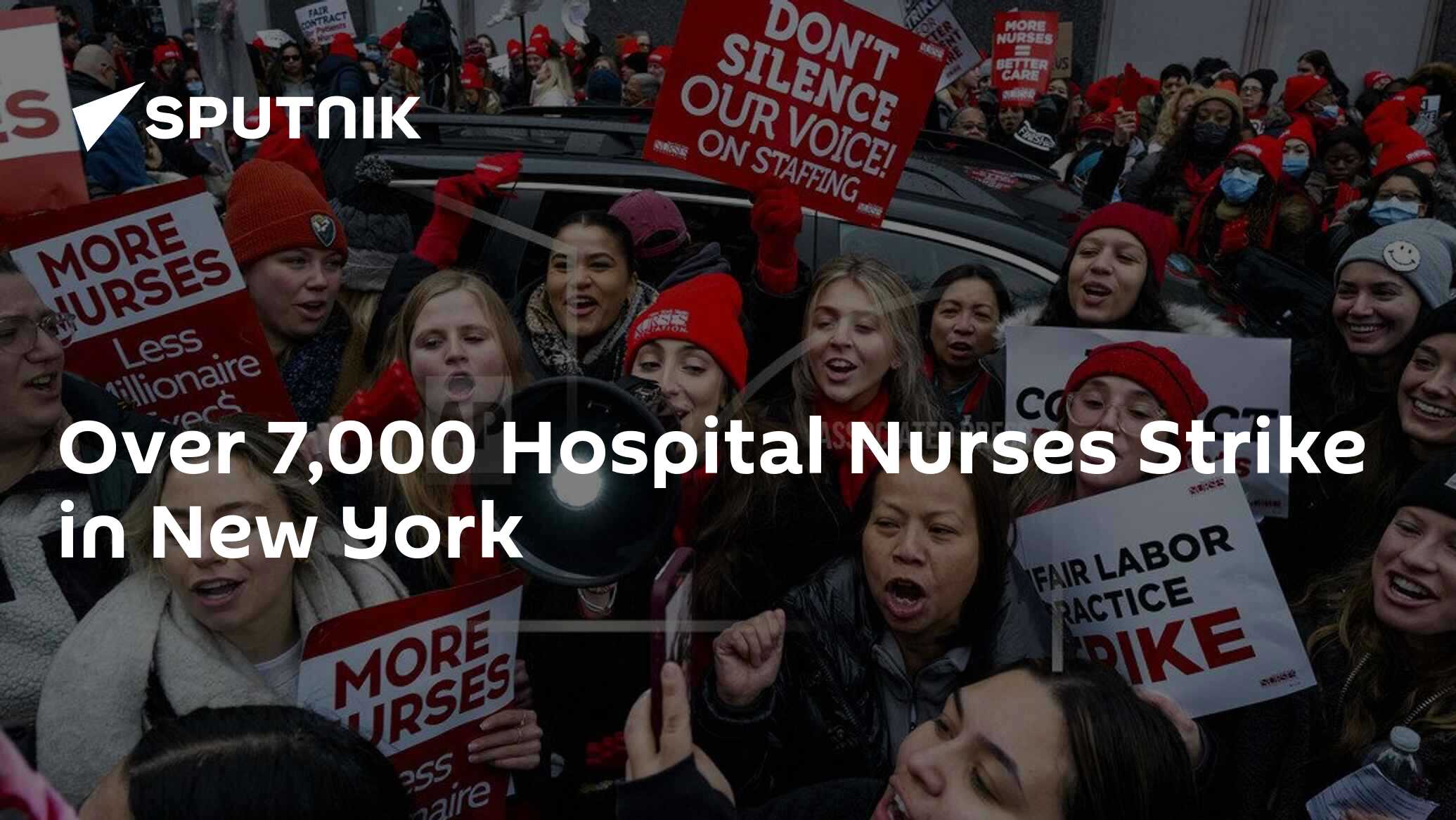 Over 7,000 Hospital Nurses Strike in New York