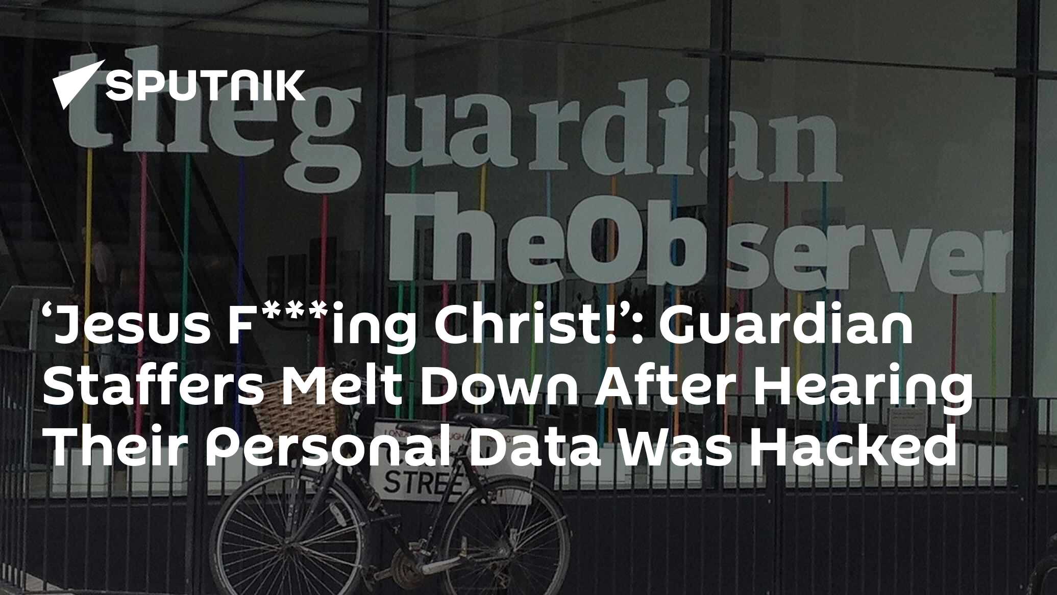 ‘Jesus F***ing Christ!’: Guardian Staffers Melt Down After Hearing ...