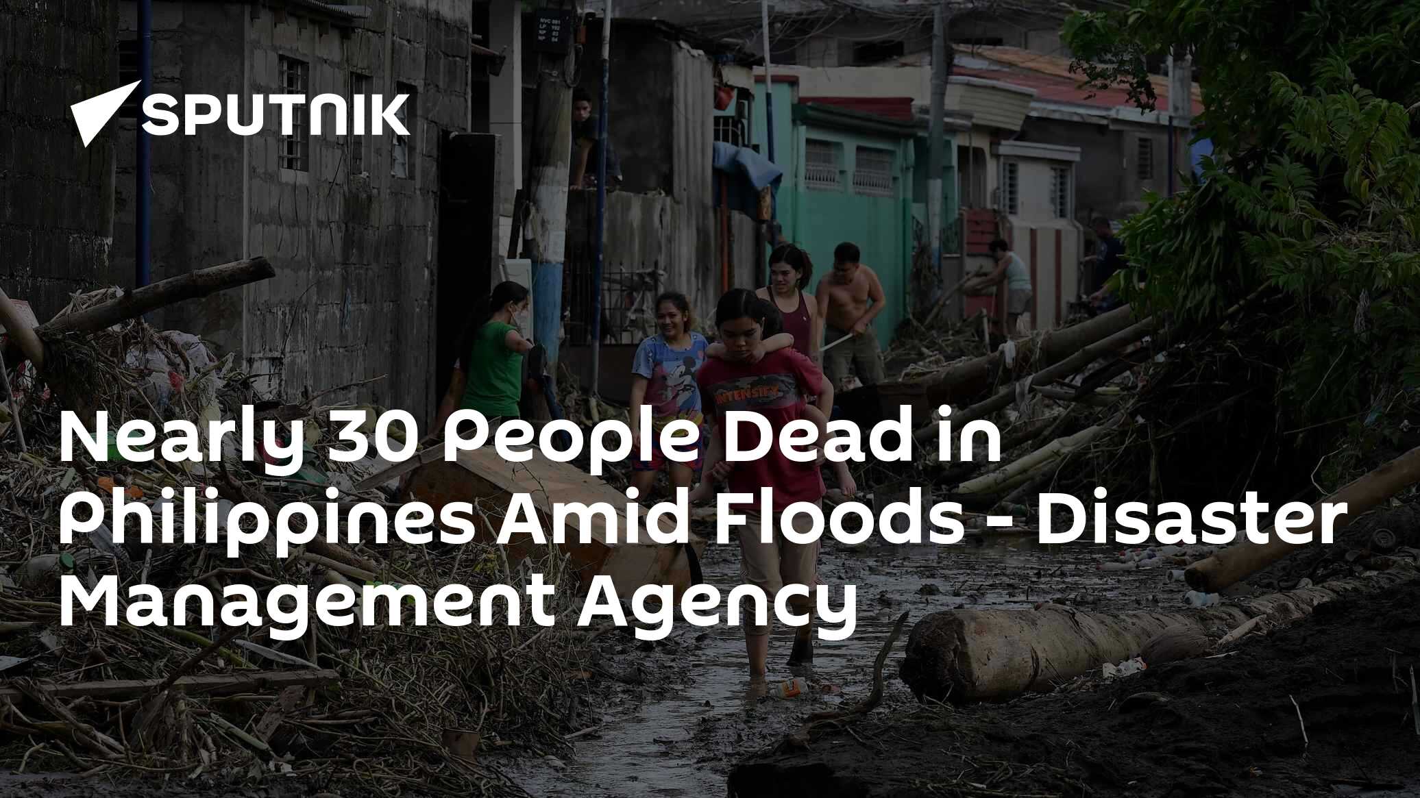 Nearly 30 People Dead in Philippines Amid Floods - Disaster Management ...